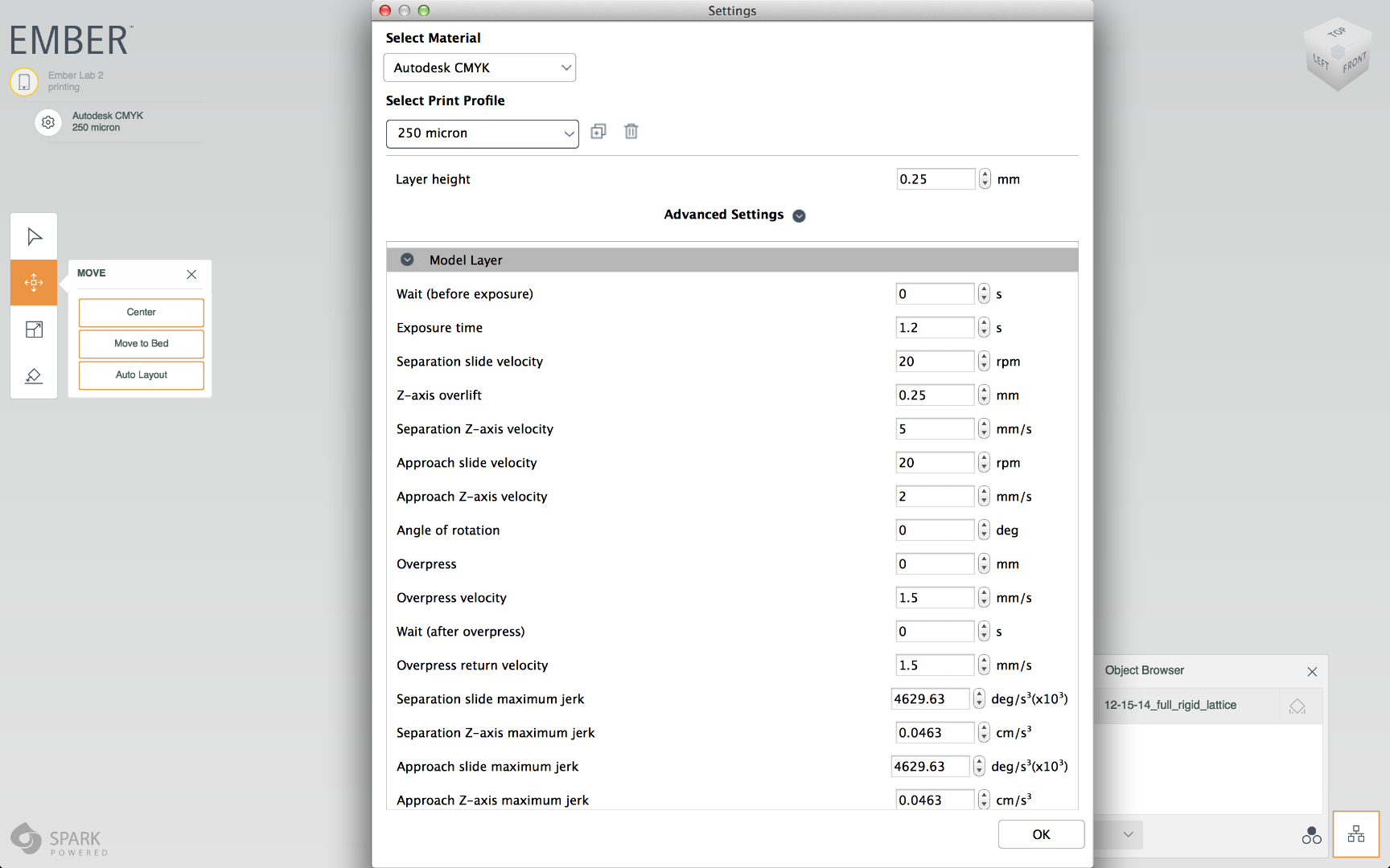How to Configure Ember for High Speed 3D Printing : 3 Steps (with ...