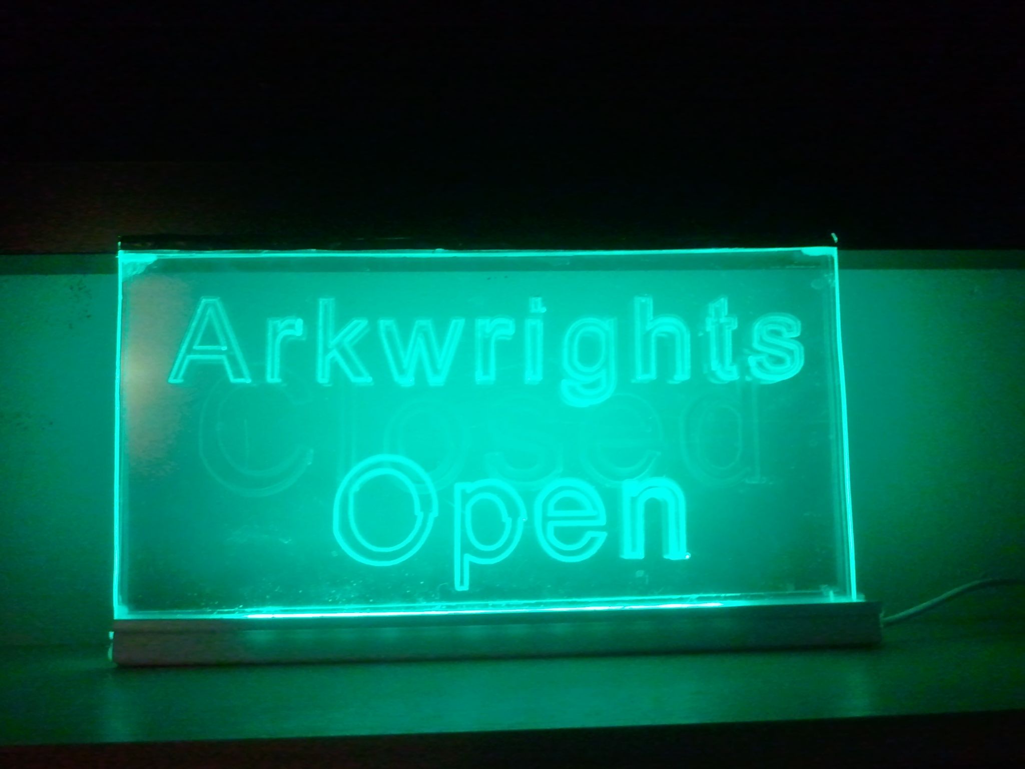 A Quick and Easy Edge Lit Sign - Instructables
