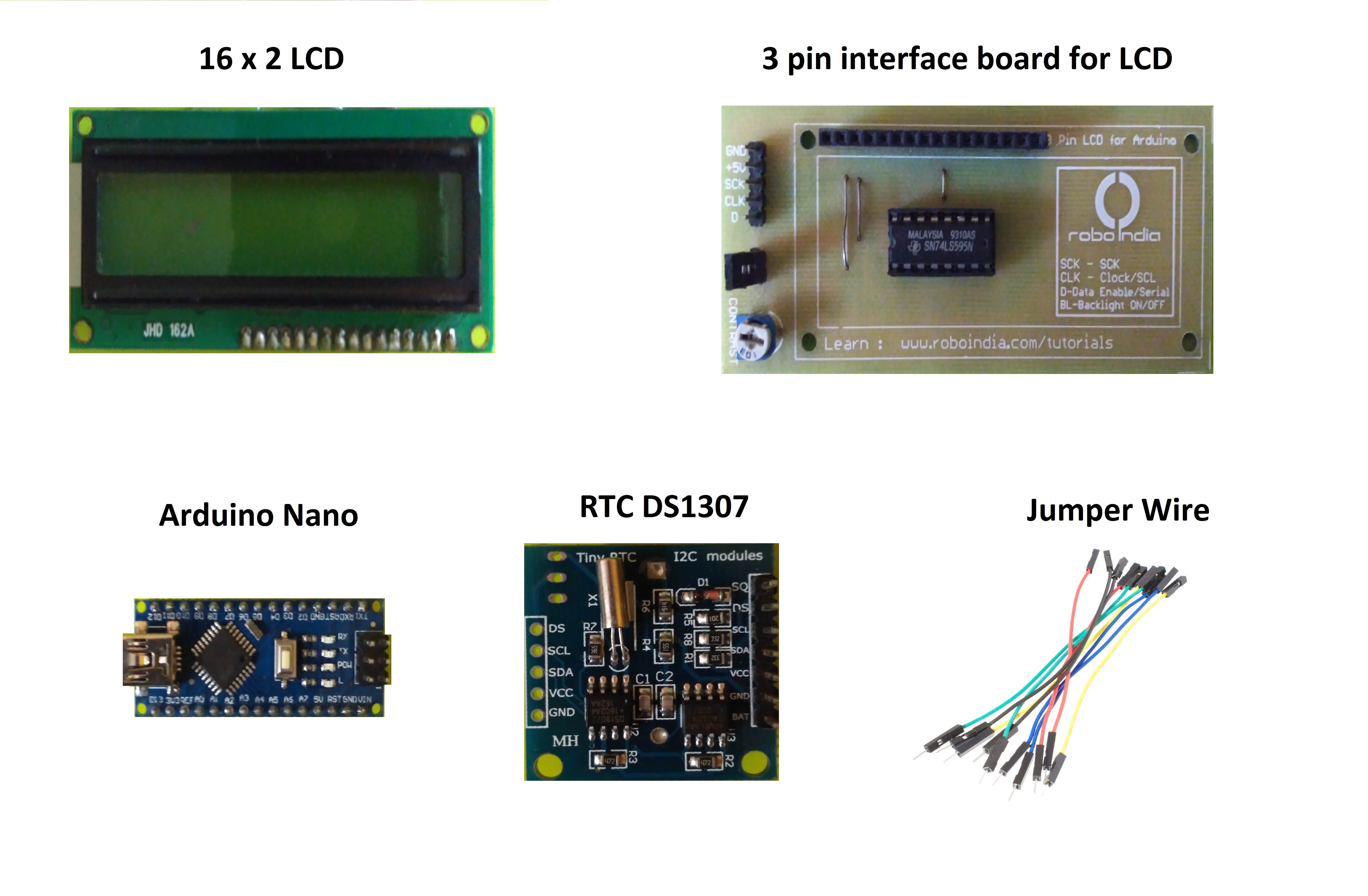 Interfacing DS1307 I2C RTC With Arduino : 6 Steps (with Pictures ...