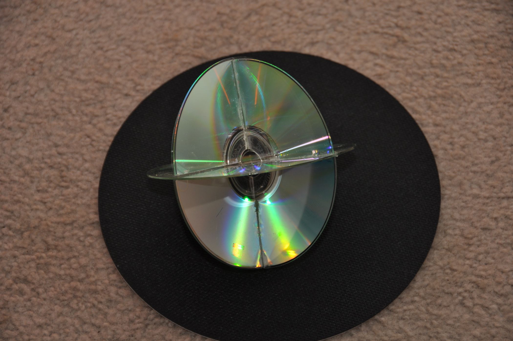 Really Lightweight Radar Reflector Built With CDs : 4 Steps - Instructables