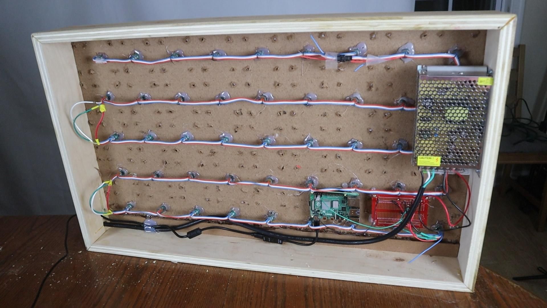 Interactive LED Touch Screen Using the Raspberry Pi : 5 Steps (with ...