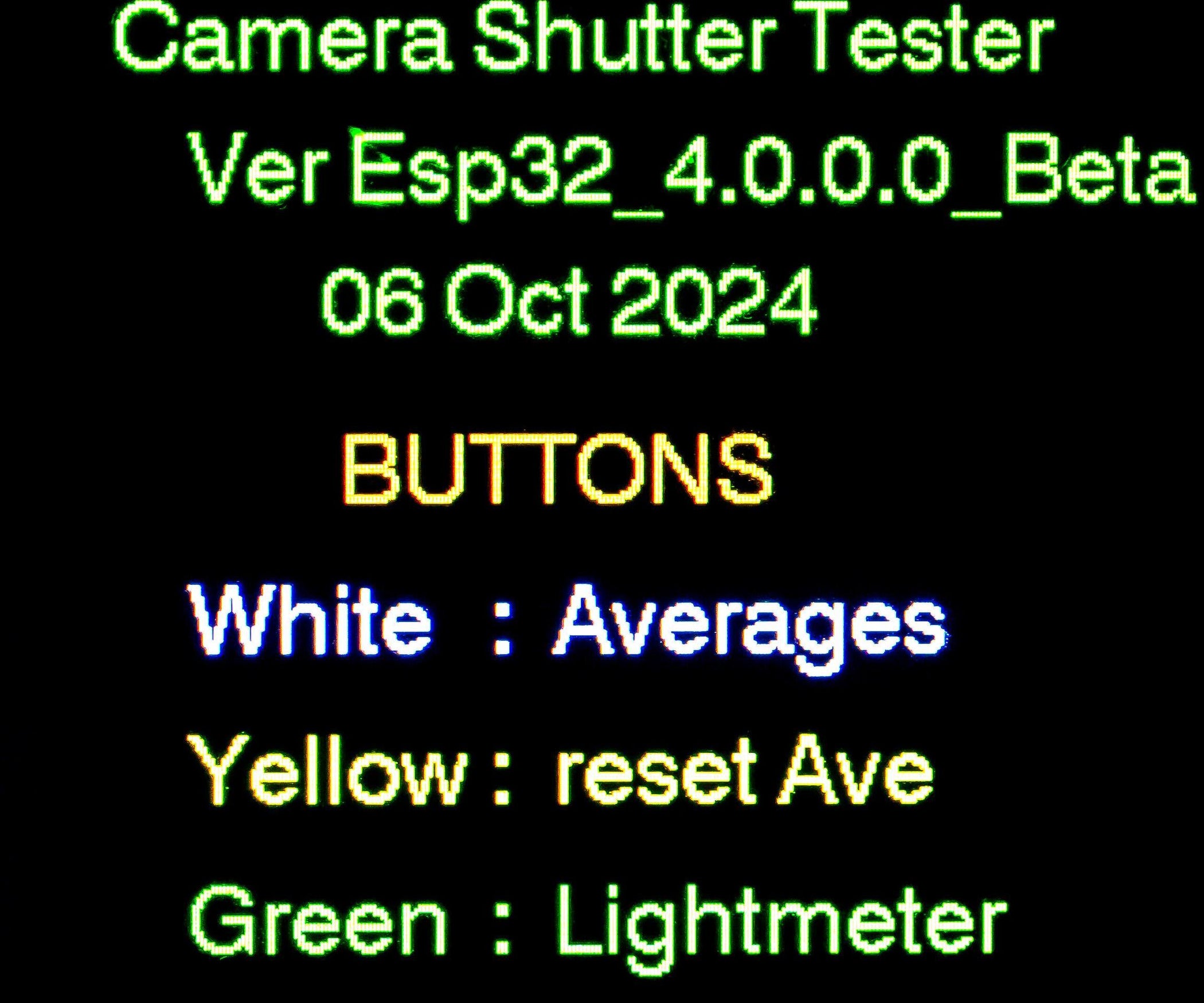 Camera Shutter Tester Arduino Esp32 7 Steps Instructables