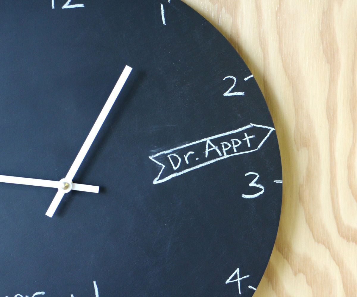 Chalkboard Clock : 10 Steps (with Pictures) - Instructables