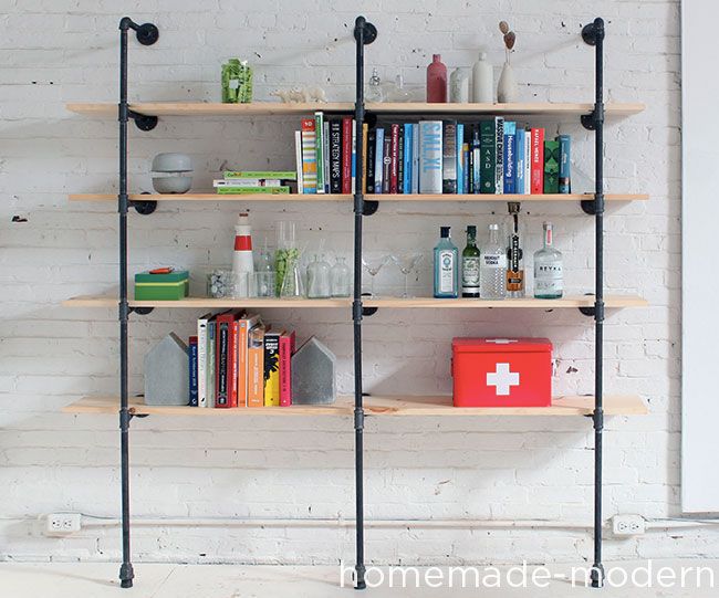HomeMade Modern DIY Pipe Shelves : 9 Steps (with Pictures) - Instructables