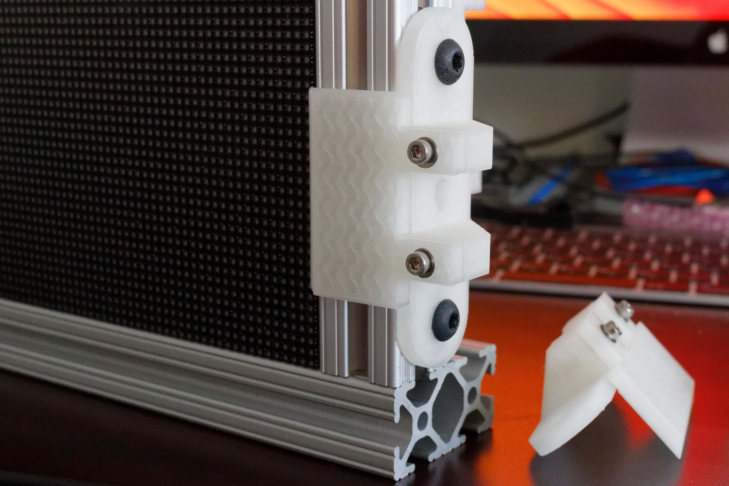 A Simple 3D Printed Frame for an RGB LED Panel : 12 Steps (with ...