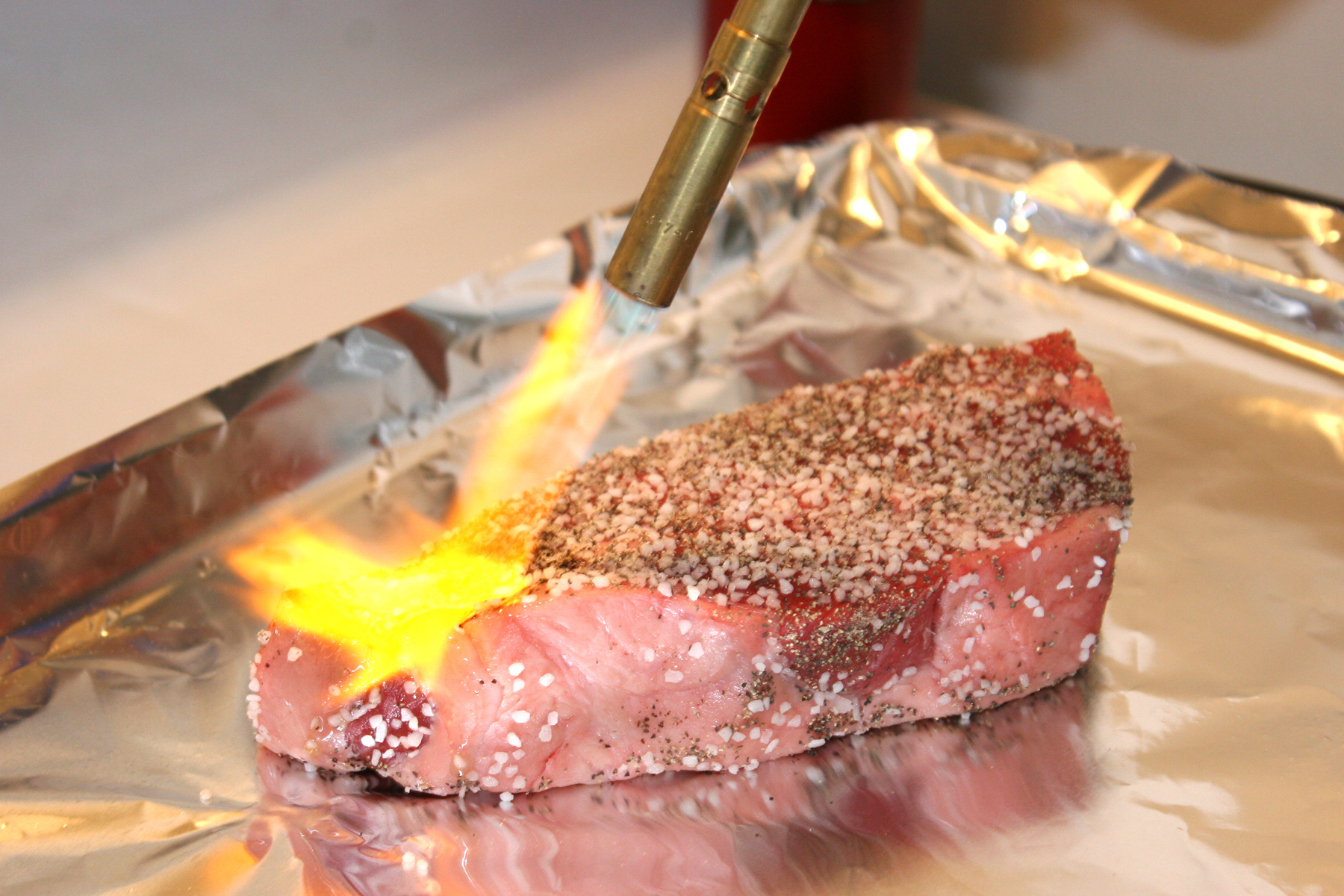 How to Make a Steak Dinner With a Propane Torch : 8 Steps (with ...