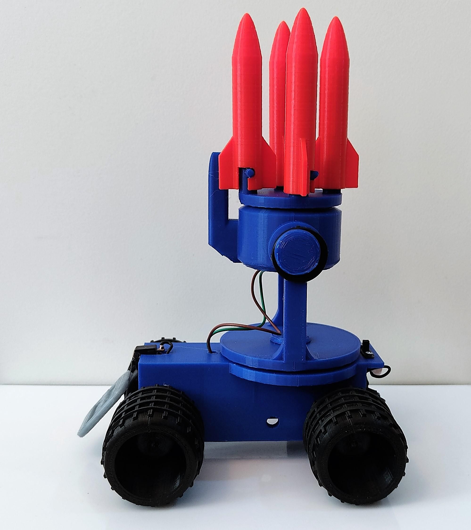 Tinkercad Robotics for School: Rocket Launching Mini-bot : 32 Steps ...