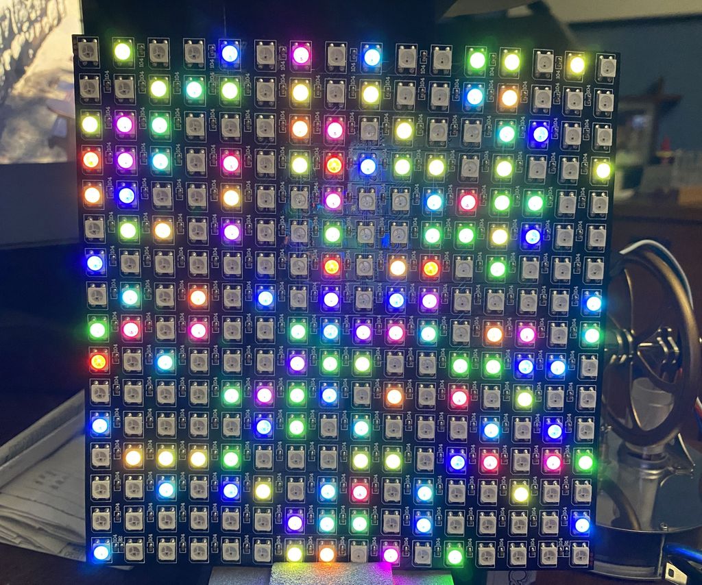 16x16 Rgb Led Panel Arduino Projects 5 Steps With Pictures Instructables