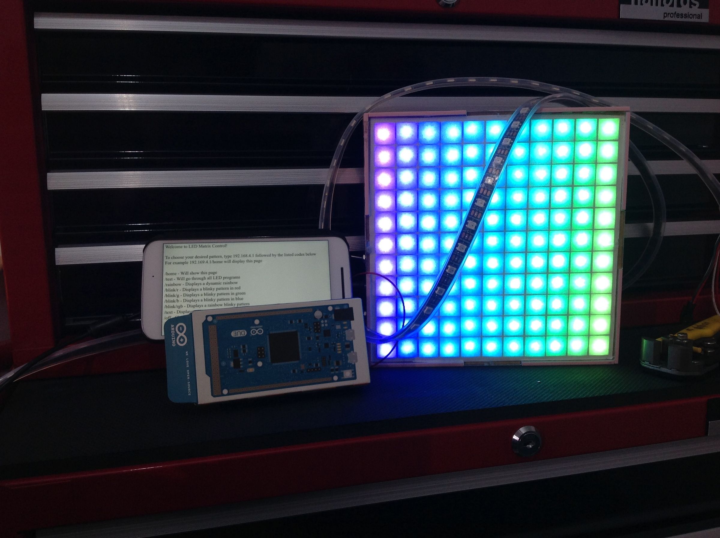 Simple Wi-Fi Controlled LED Matrix : 25 Steps (with Pictures ...