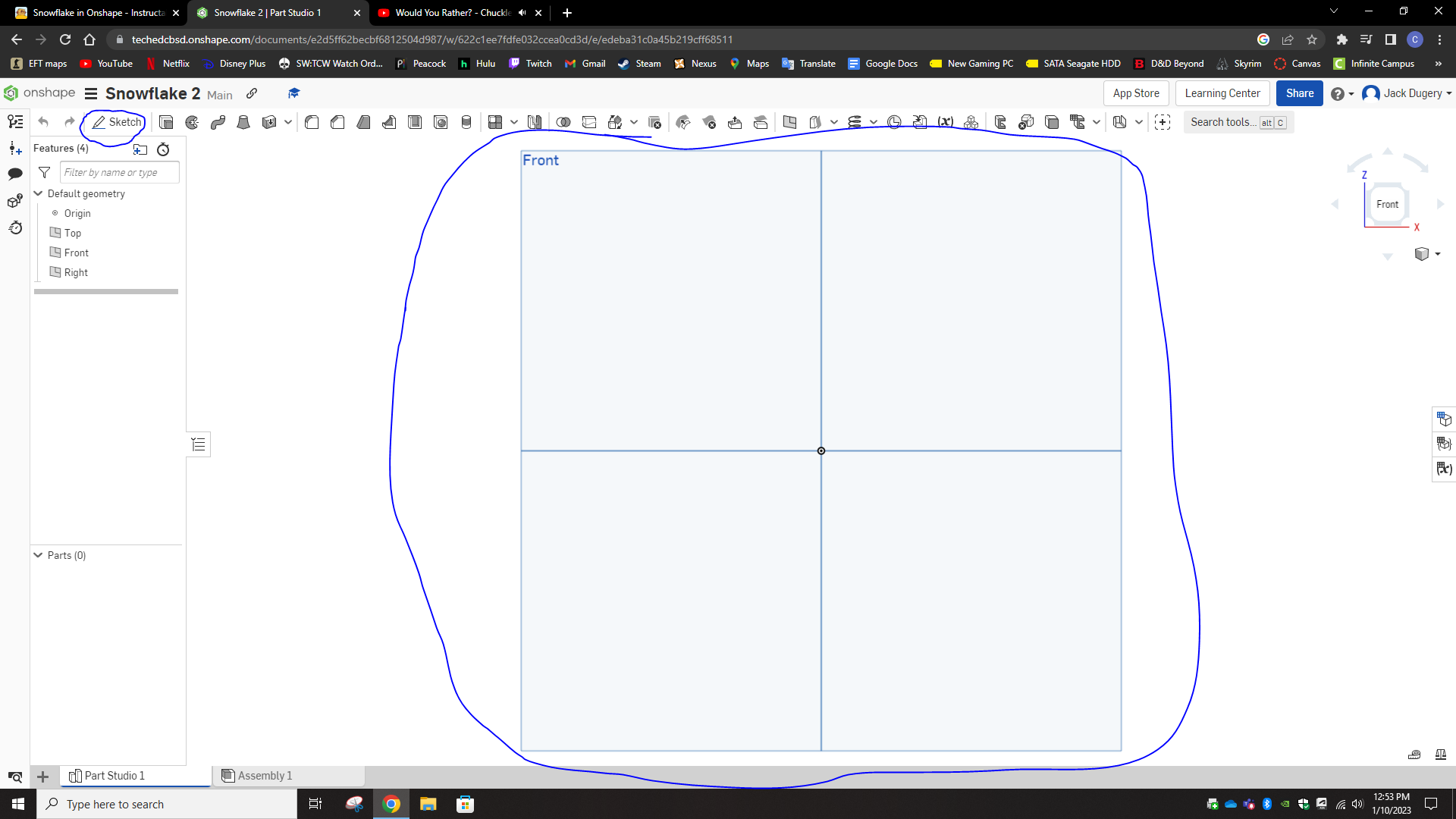 Creating a Snowflake in Onshape : 9 Steps - Instructables