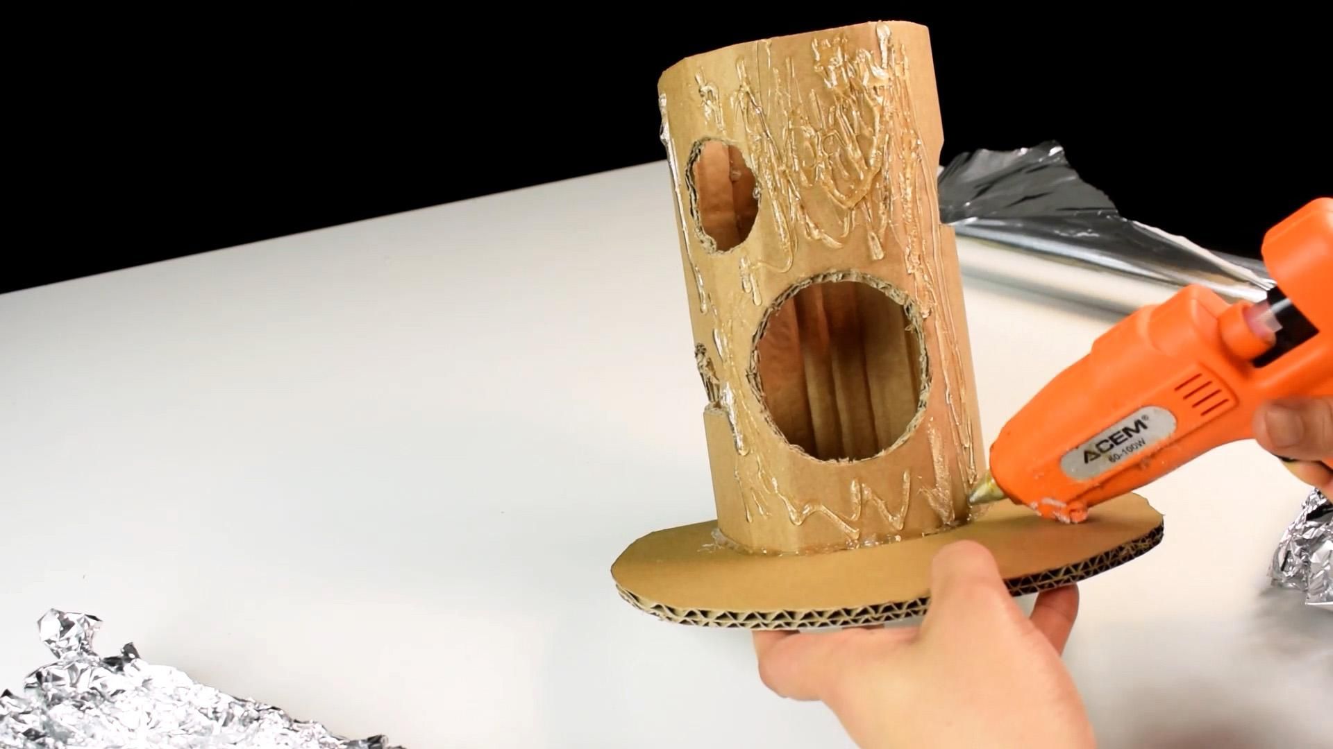 Paper Mache Fairy Garden Tree House : 15 Steps (with Pictures ...