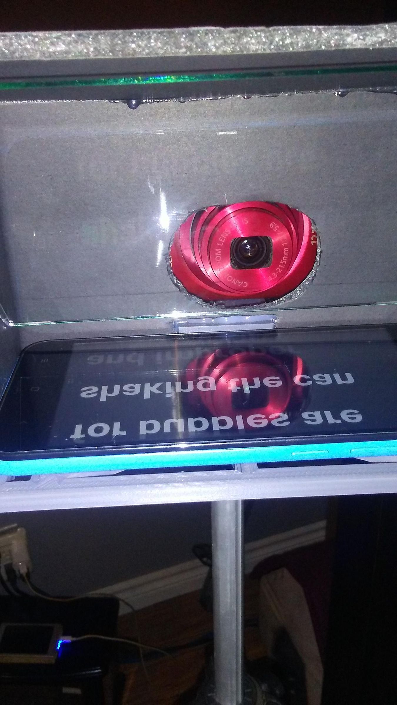 Cheap and Easy Cell Phone Teleprompter - 3D Print and Foamboard : 9 ...