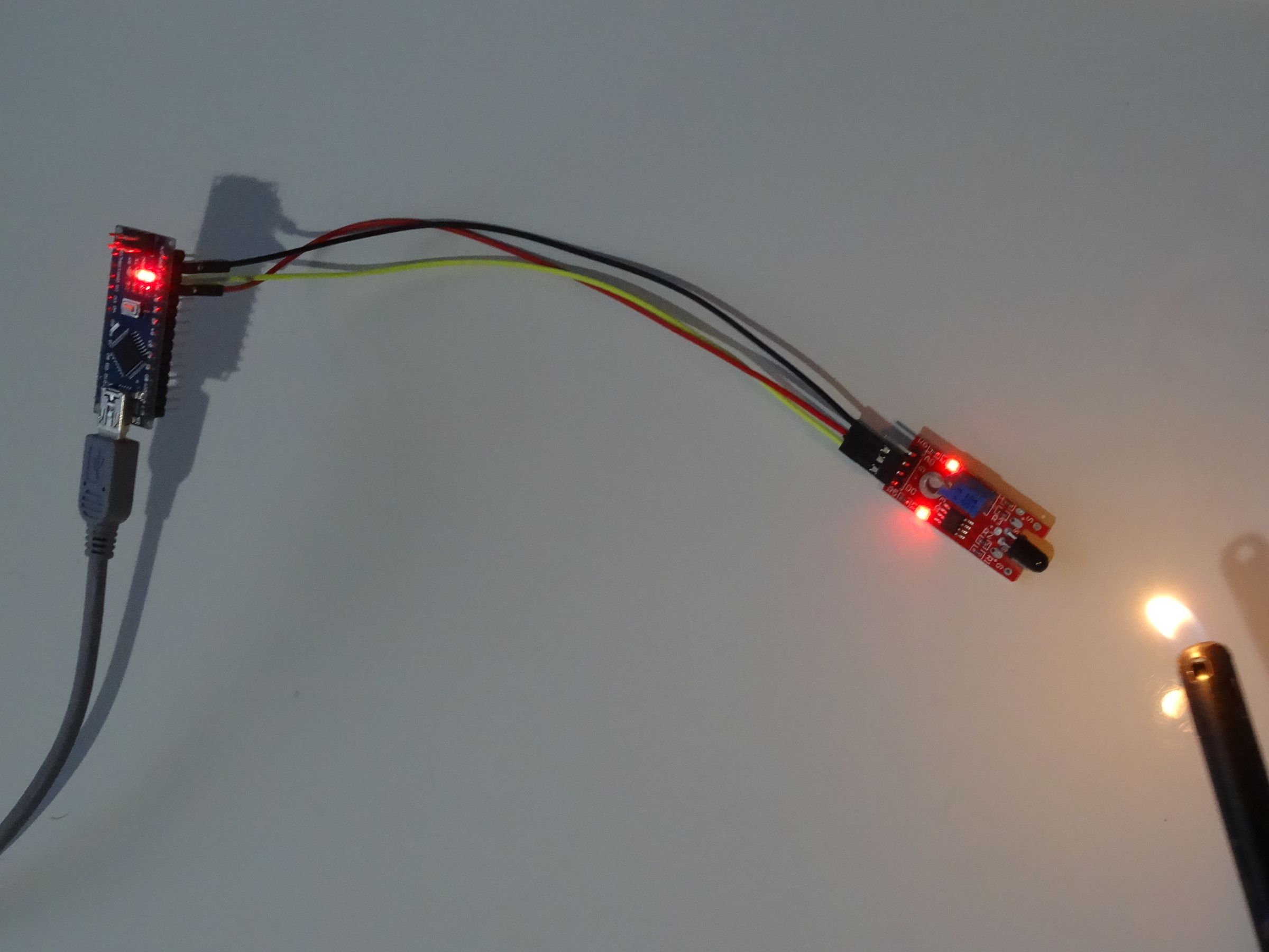 Arduino Nano: Flame Sensor With Visuino : 14 Steps (with Pictures ...