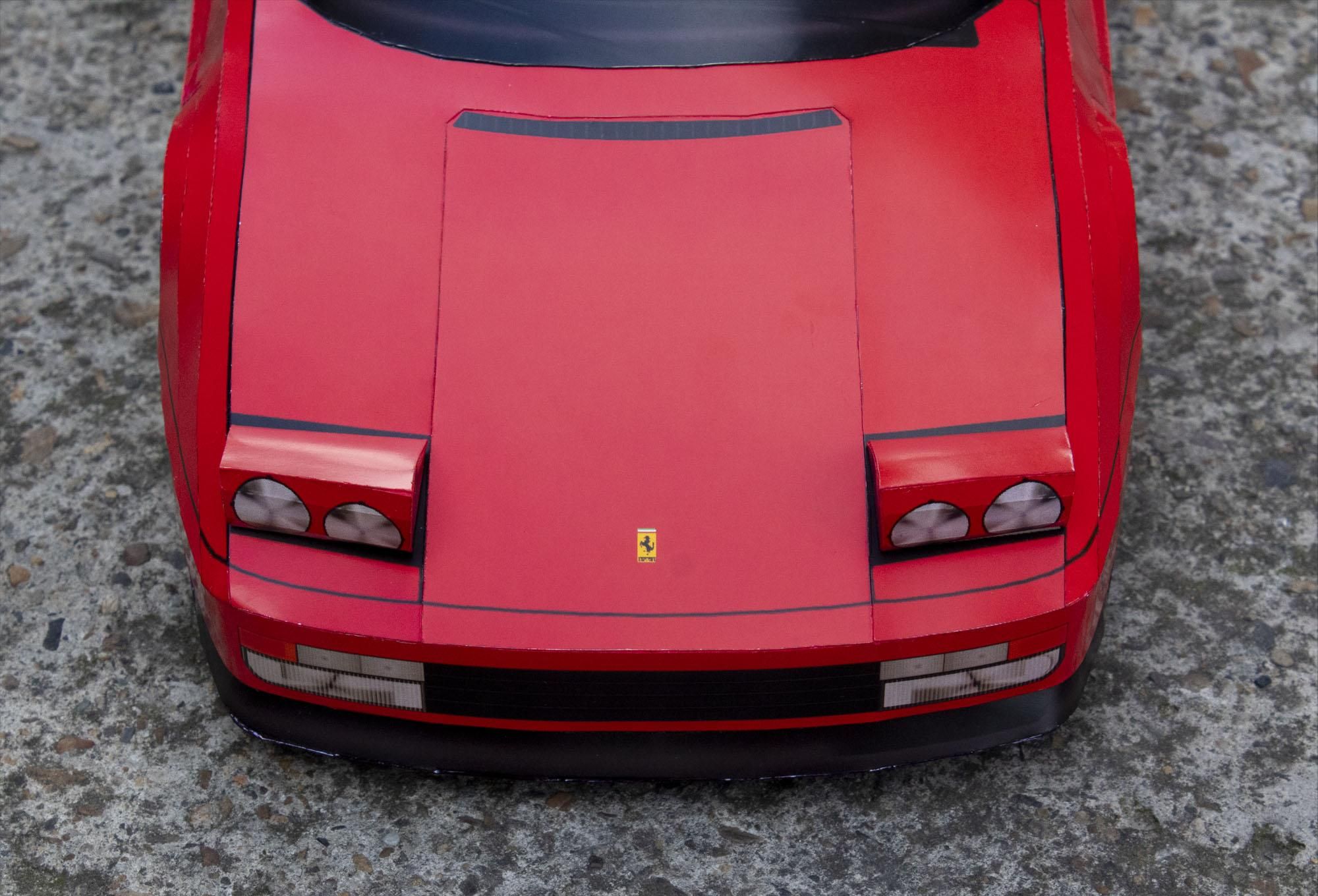Ferrari Testarossa DIY Paper-Craft - Instructables