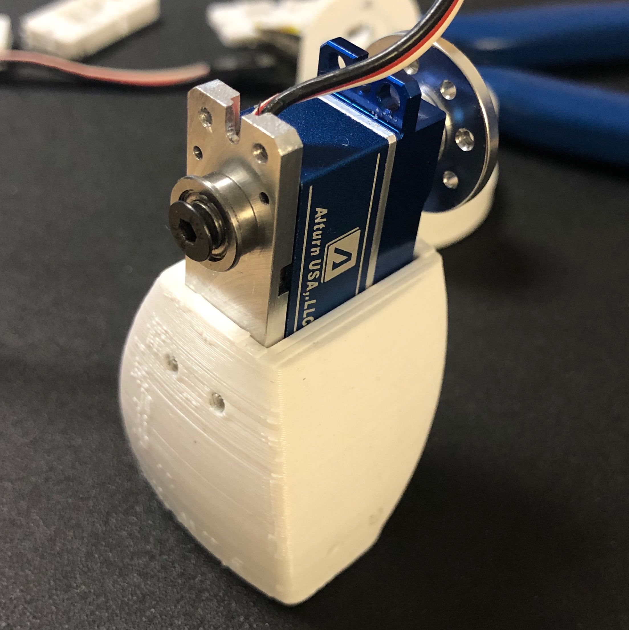 Add Idler (2nd Axis Mounting Point) on Micro Servos for Robotic ...