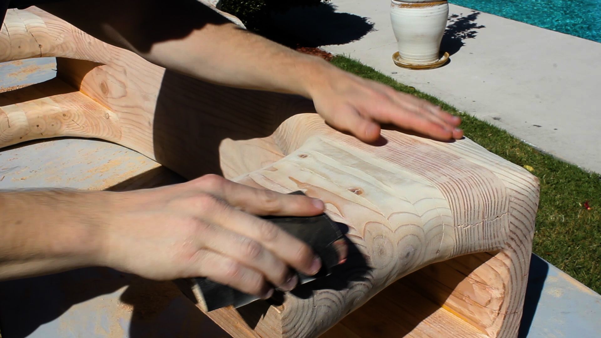 Power-Carved Lounge Bench : 14 Steps (with Pictures) - Instructables