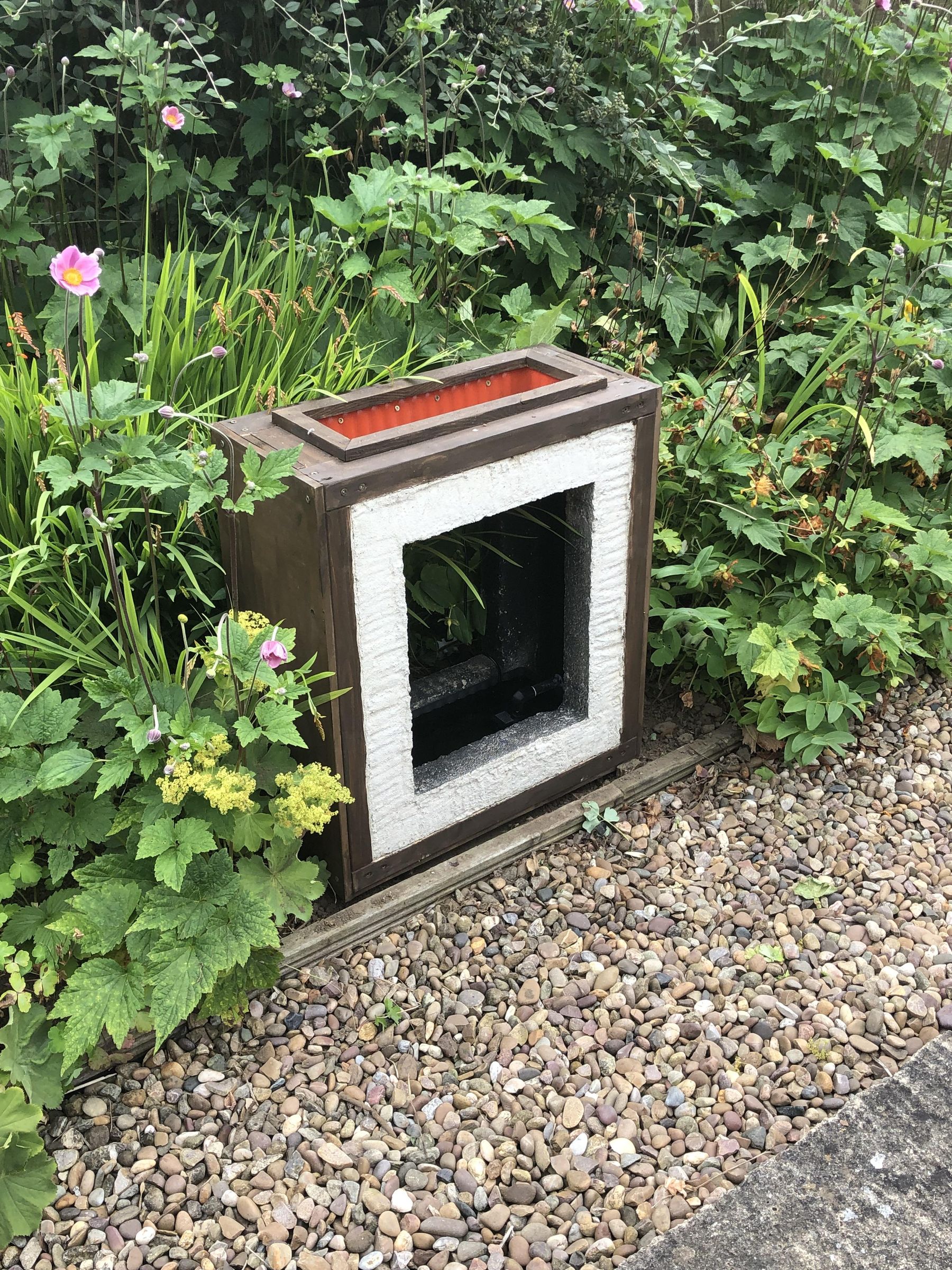 Concrete Framed Water Feature With Planter : 5 Steps (with Pictures ...
