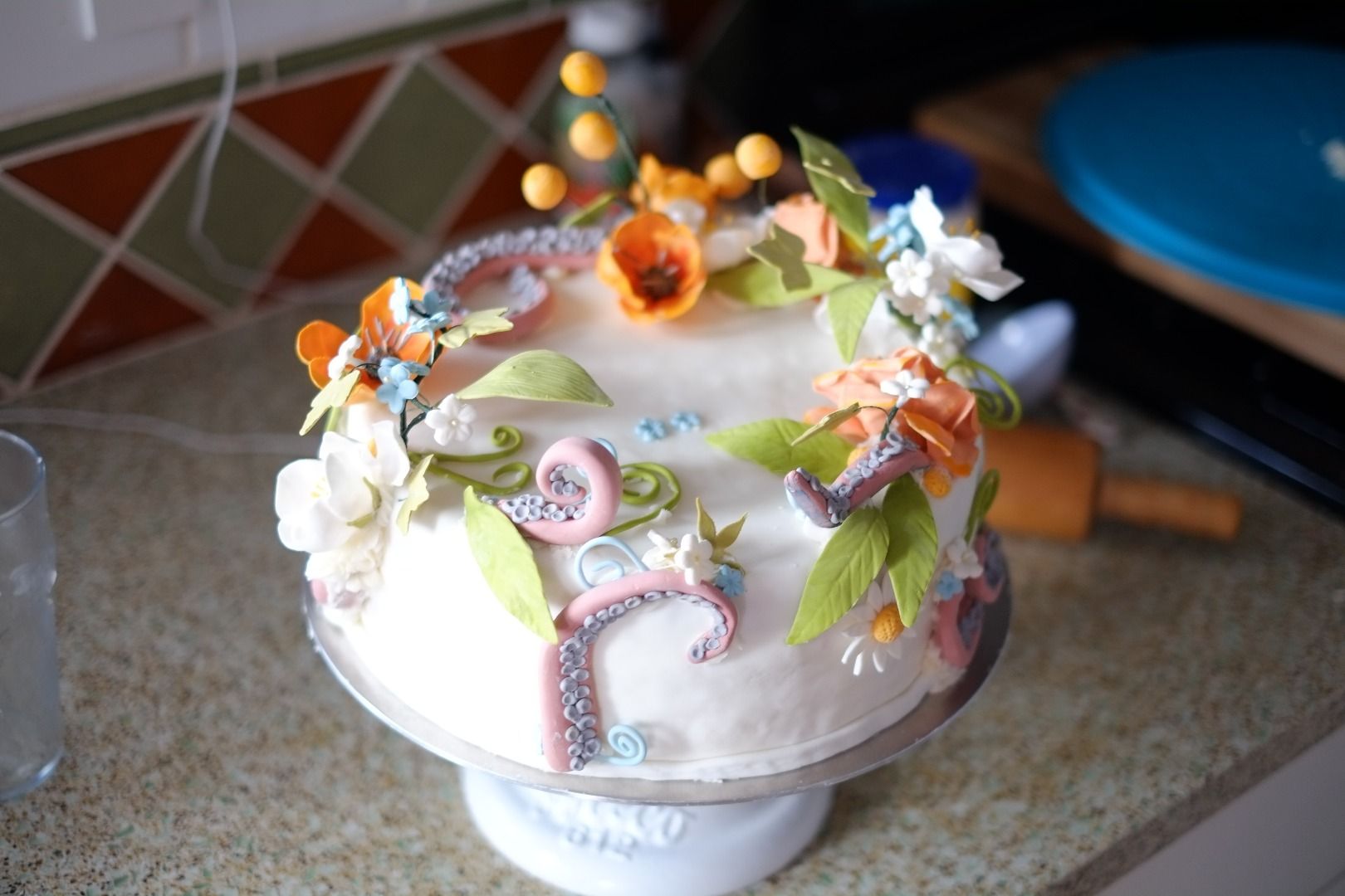 Floral Tentacle Cake : 5 Steps (with Pictures) - Instructables