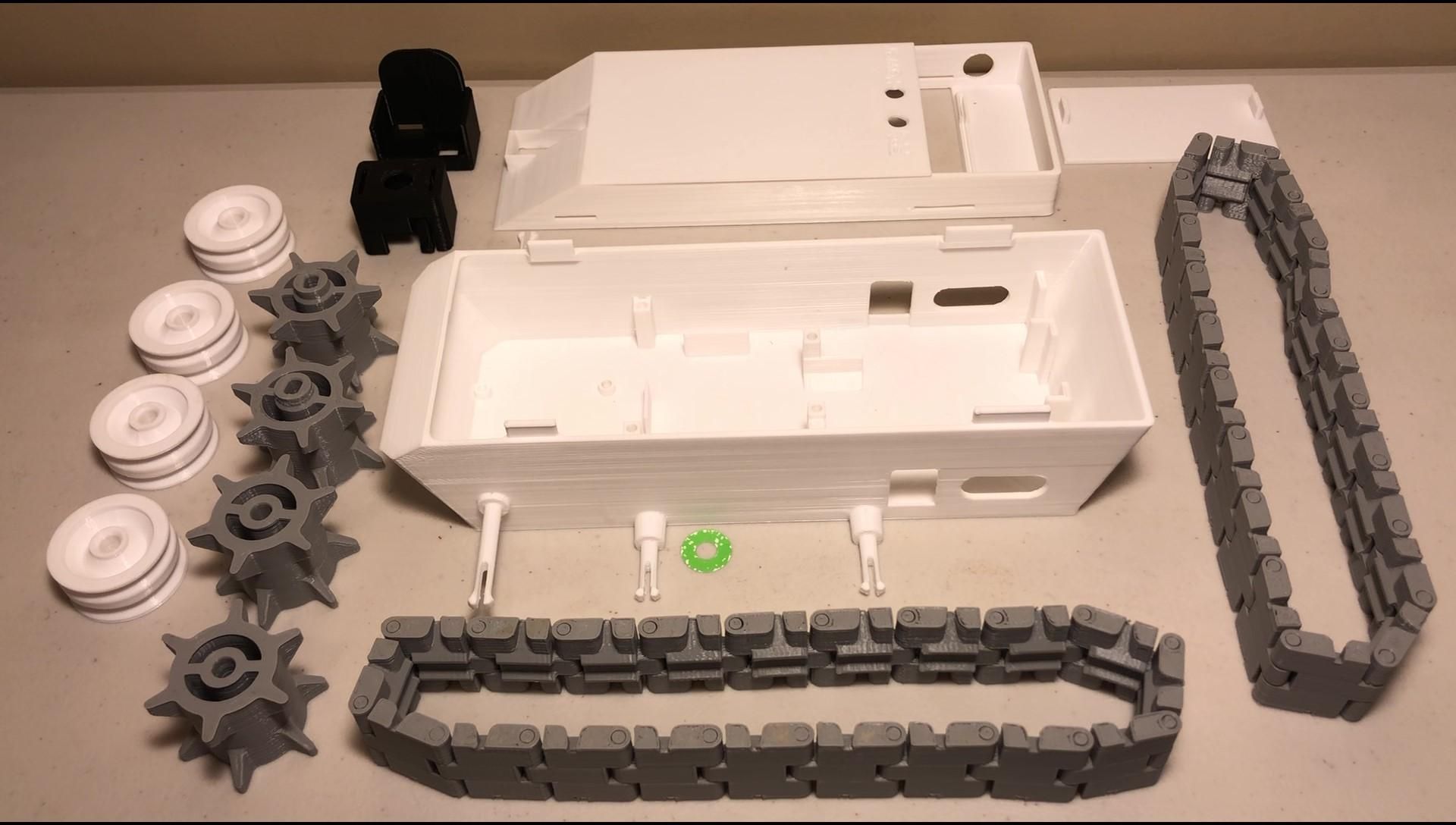 3D Printed Arduino FPV RC Tracked Car With Controller : 6 Steps (with ...
