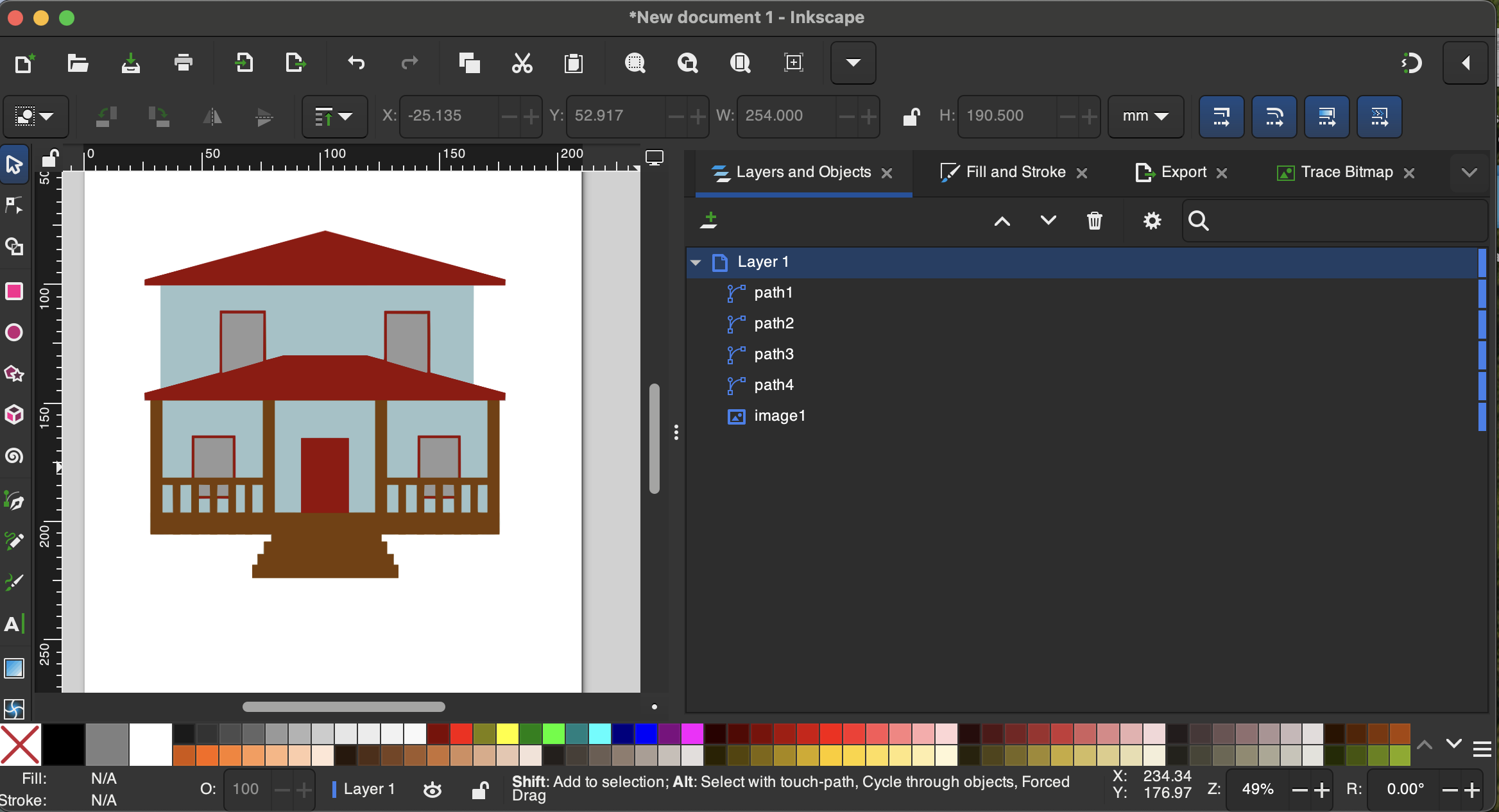 Creating a Multi-Colored House Decal Using Silhouette Studio and CAMEO ...