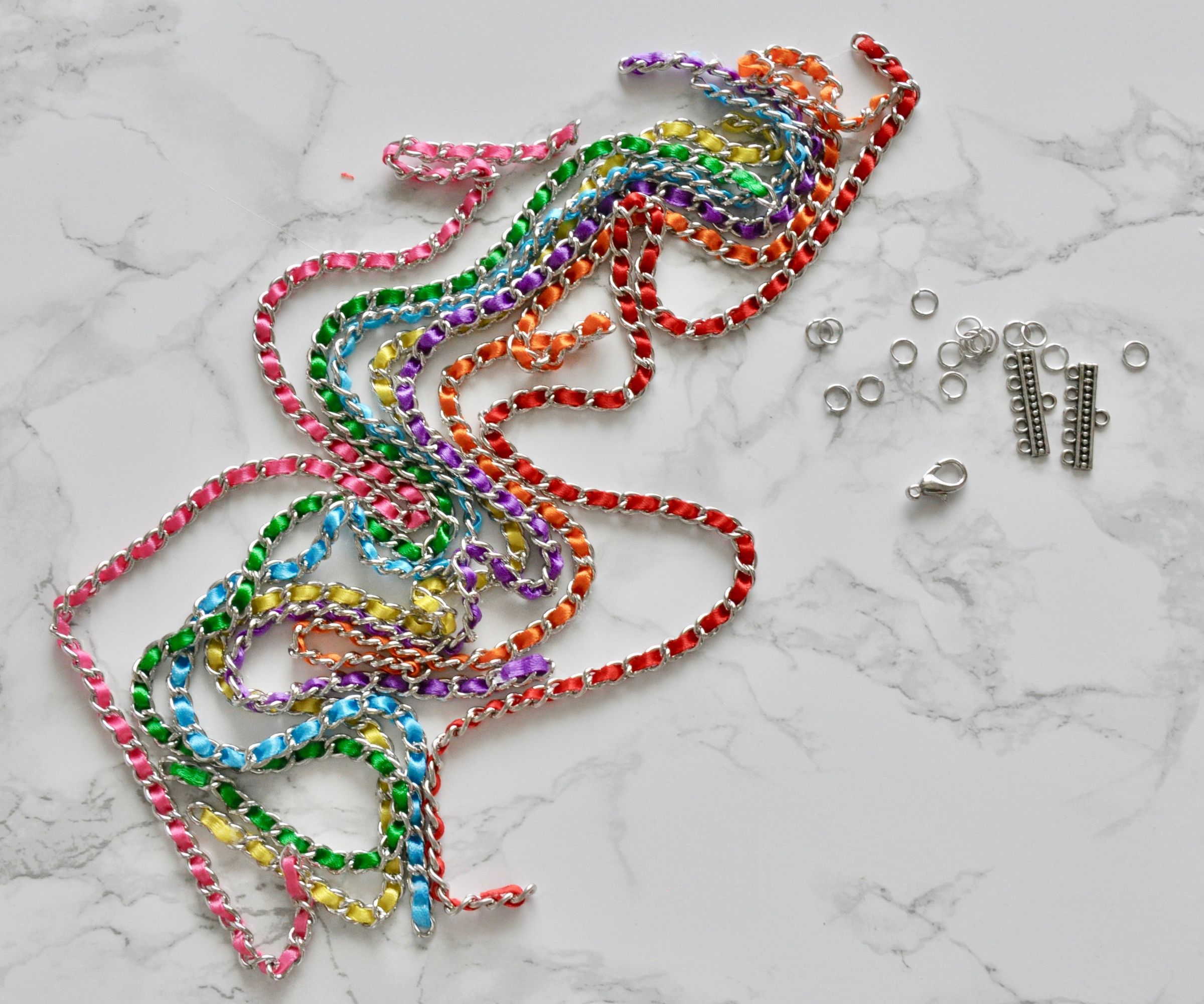 Ribbon Chain Necklace : 7 Steps (with Pictures) - Instructables