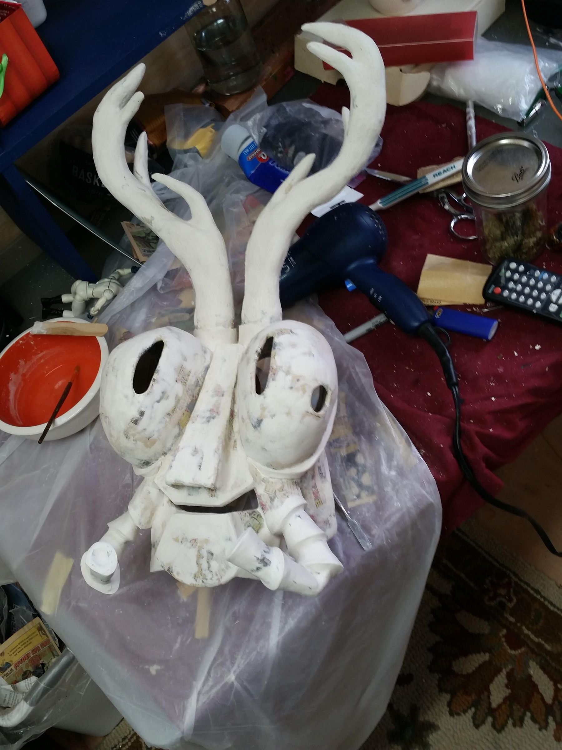 Buck Grasshopper Mask : 9 Steps (with Pictures) - Instructables