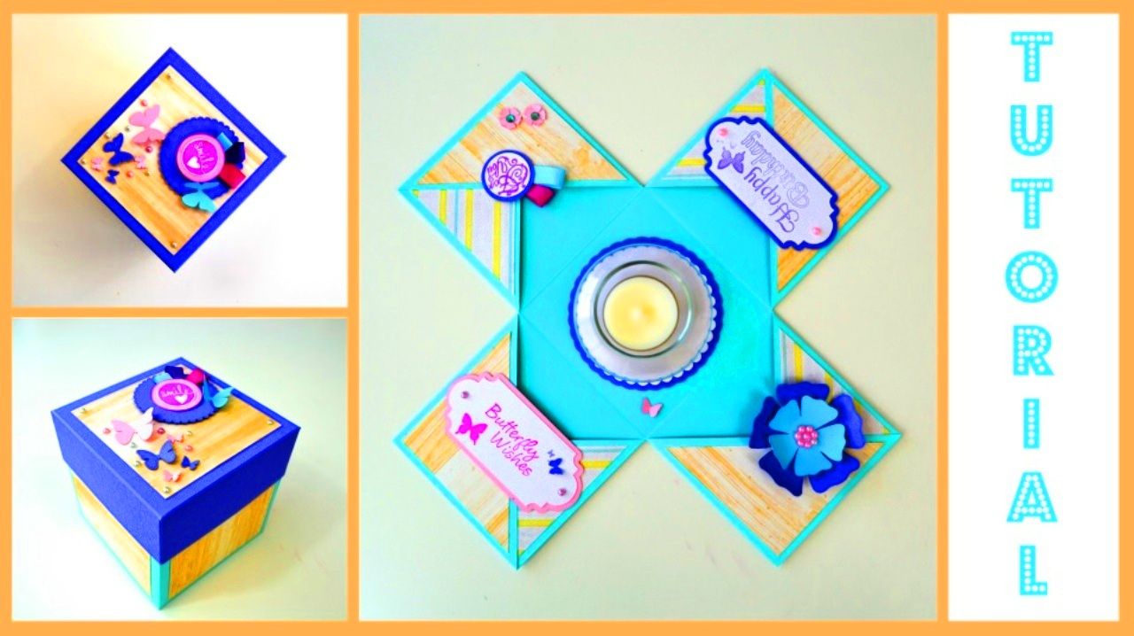 How to Make an Exploding Box Using Cricut Explore Air 2 - DIY Kit ...