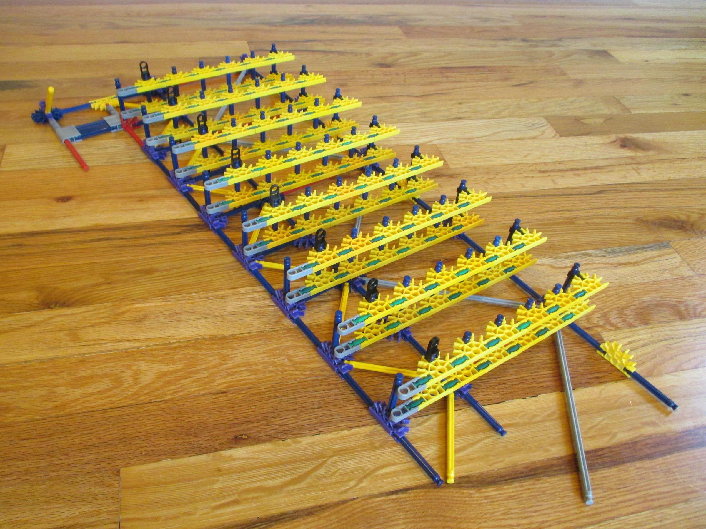 8-Ball Drawbridge Lift: a K'nex Ball Machine Lift : 17 Steps ...