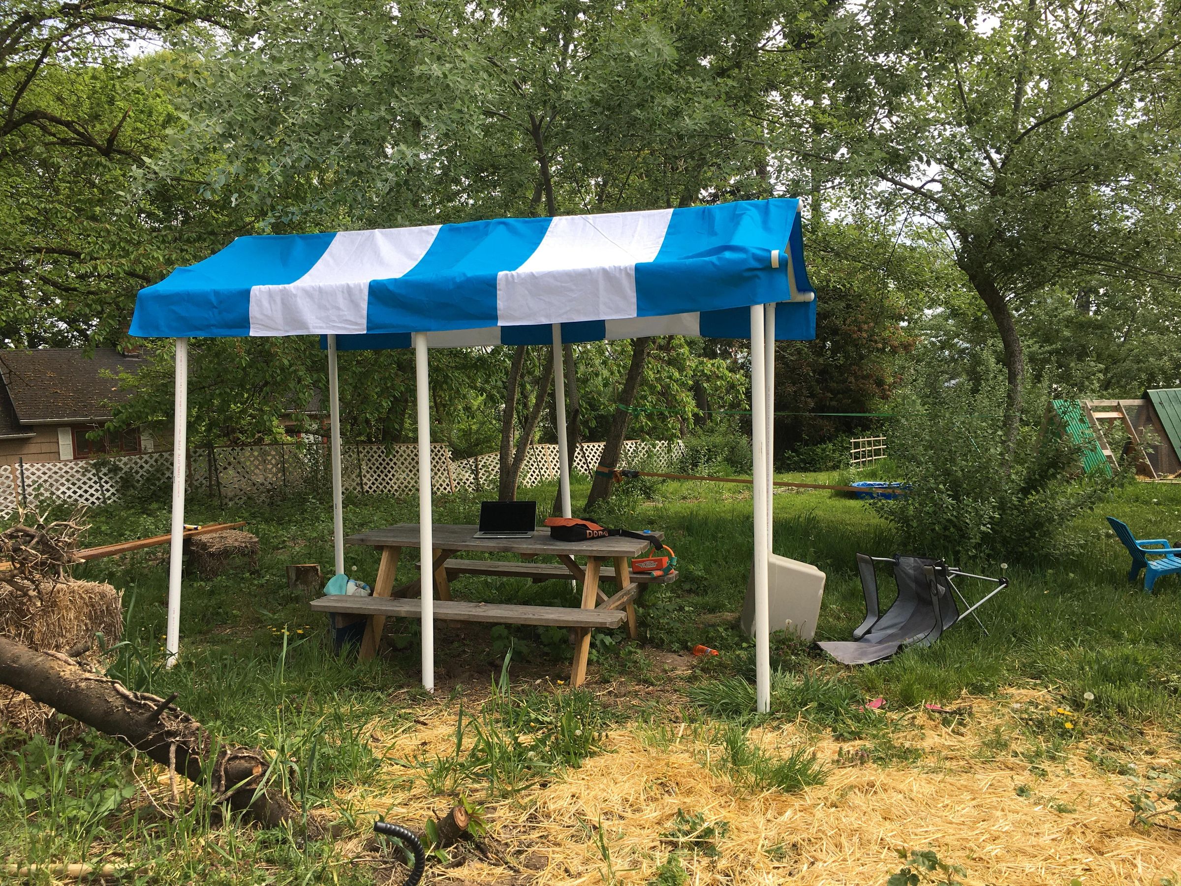 Canopy From PVC Pipe and Canvas : 11 Steps (with Pictures) - Instructables