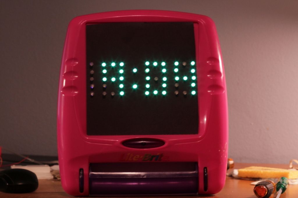 Lite Brite LED Clock : 13 Steps (with Pictures) - Instructables