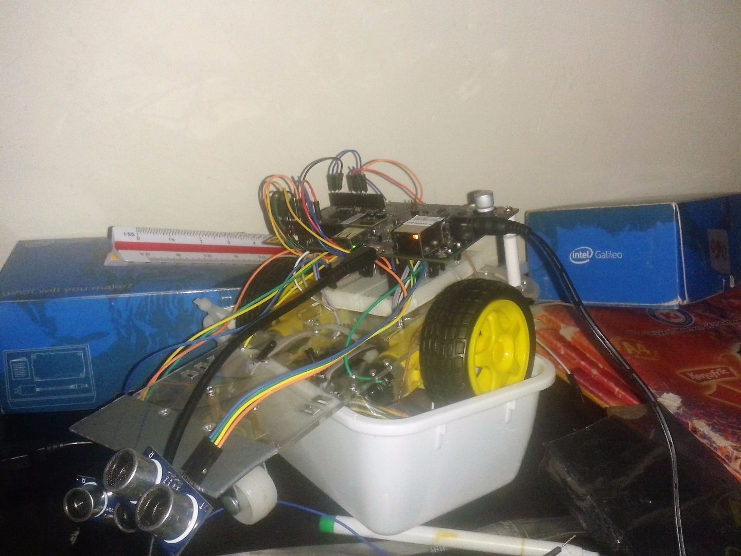 Line & Wall Following Robot : 7 Steps - Instructables