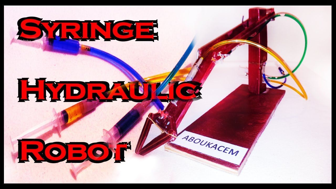 Syringe Hydraulic Robot - DIY - Instructables