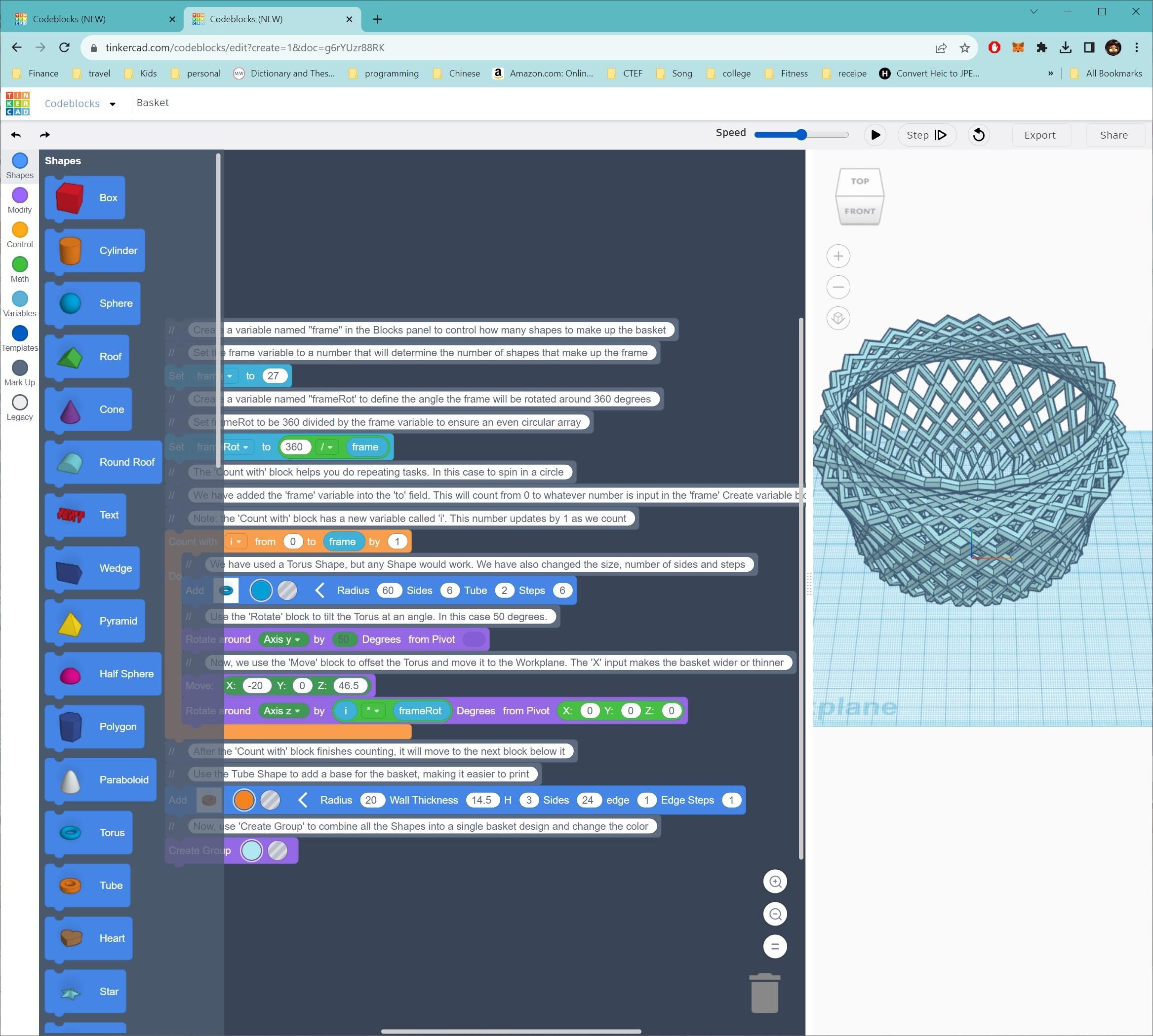 3D Printed LED Earring With Tinkercad Codeblocks : 3 Steps (with ...