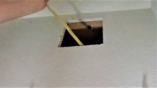 How to Repair Textured Drywall (To Run Wire) : 9 Steps (with Pictures ...