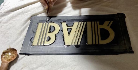 Using a Cricut Vinyl Mask to Help Glue Chipping : 6 Steps (with ...