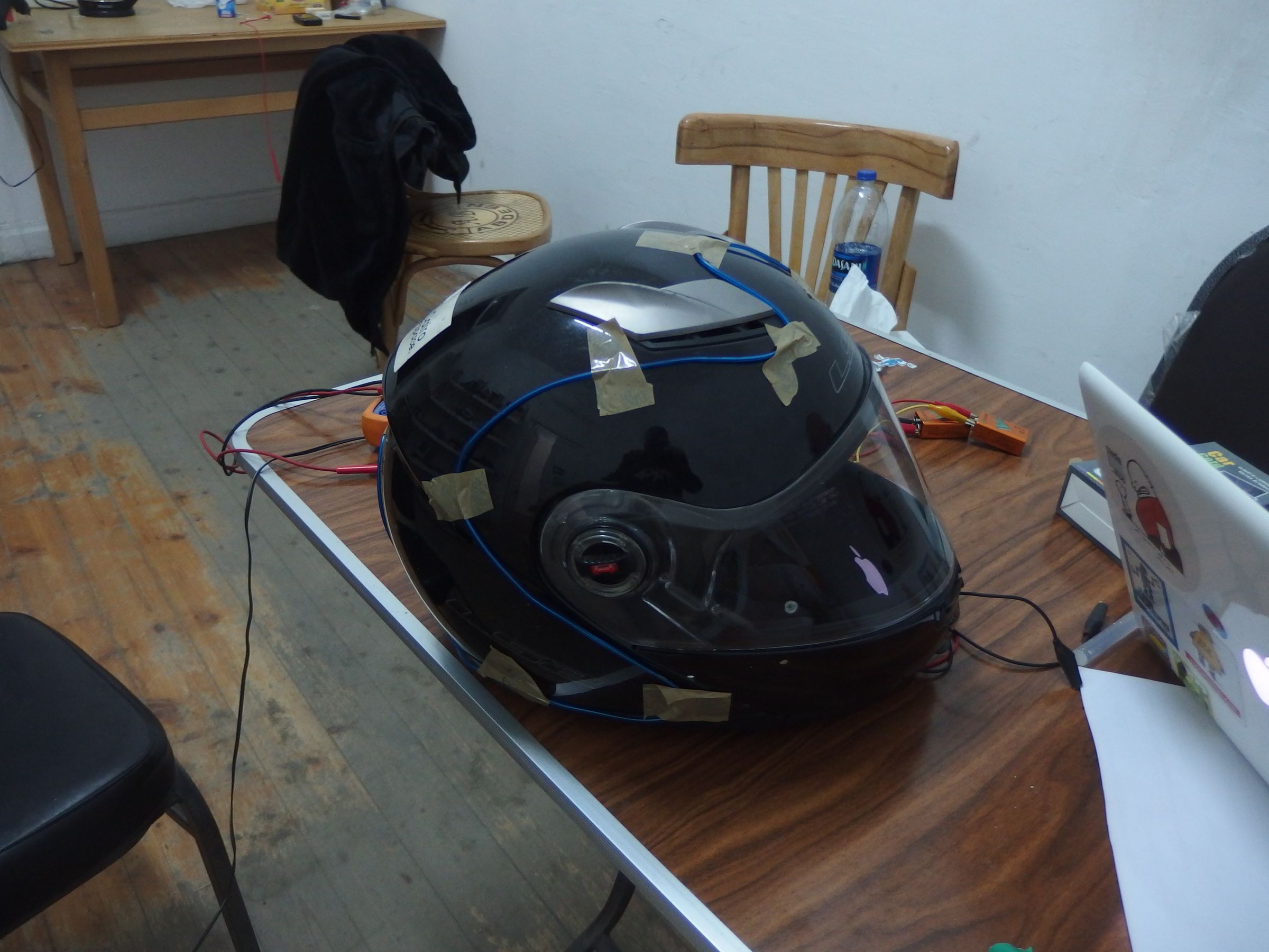 EL Wire Motorcycle Tron Helmet : 4 Steps - Instructables