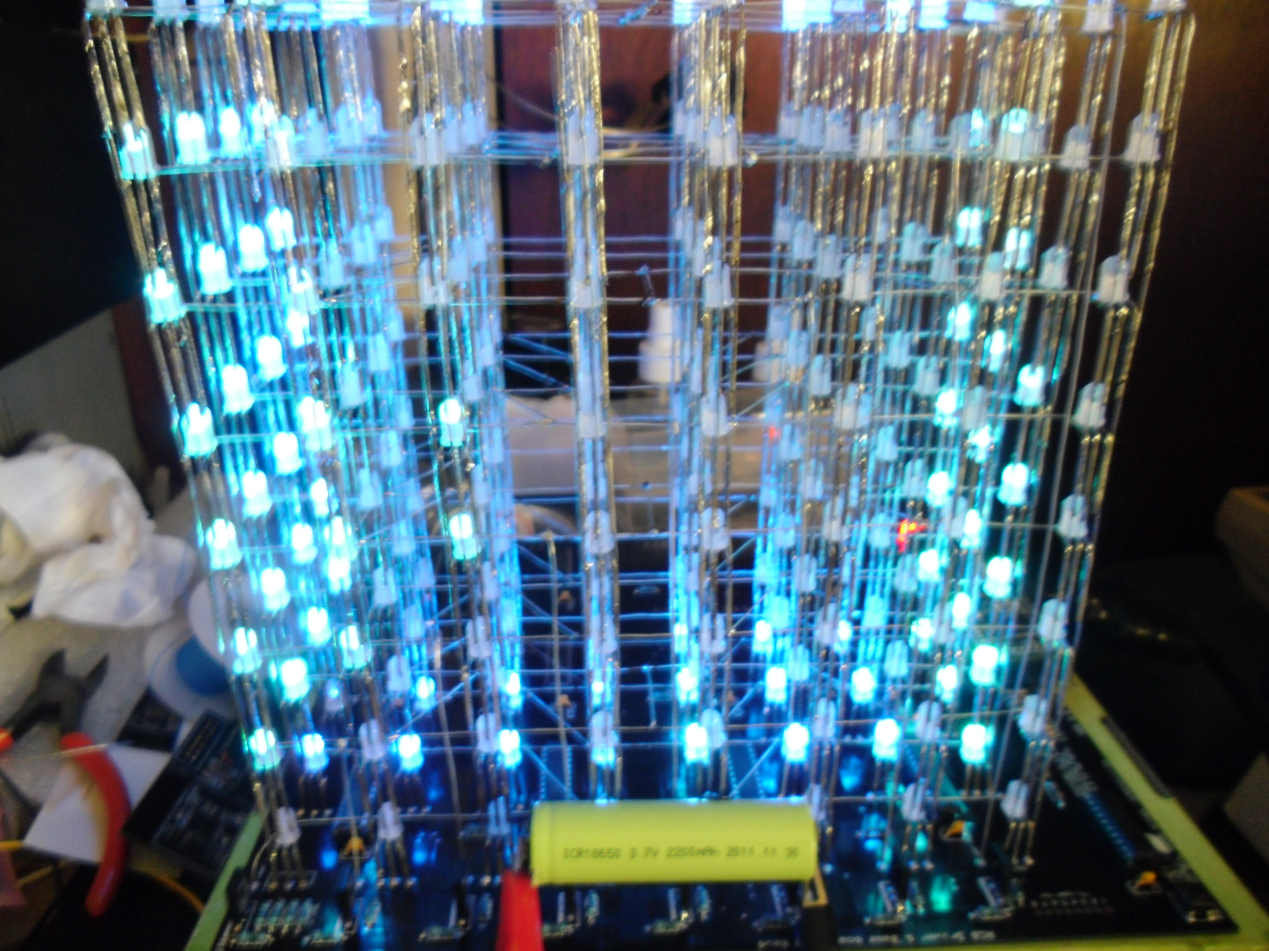 8X8X8 3D RGB LED Cube : 18 Steps (with Pictures) - Instructables