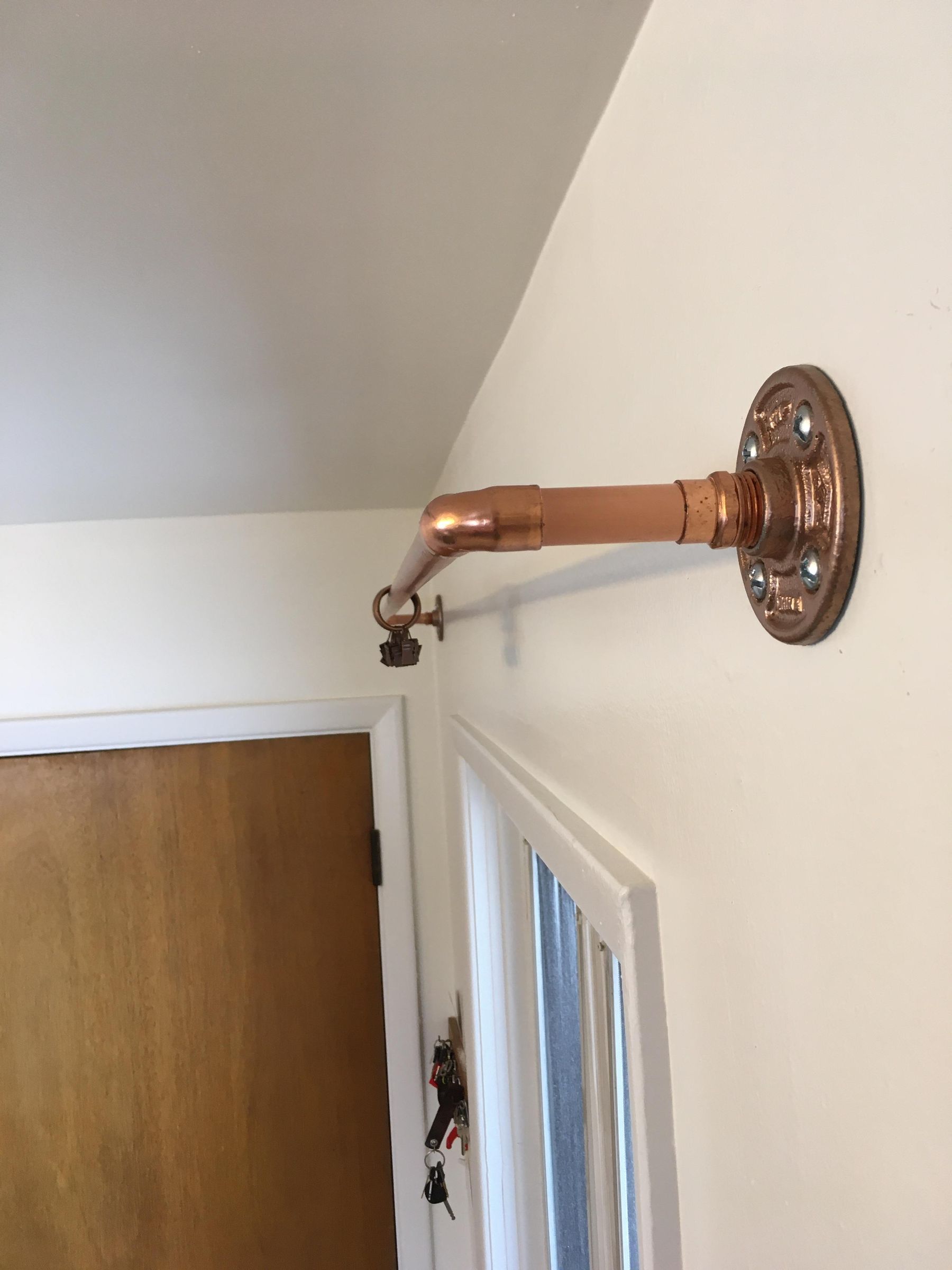 Brushed Copper Curtain Rods From Plumbing Parts : 9 Steps (with ...
