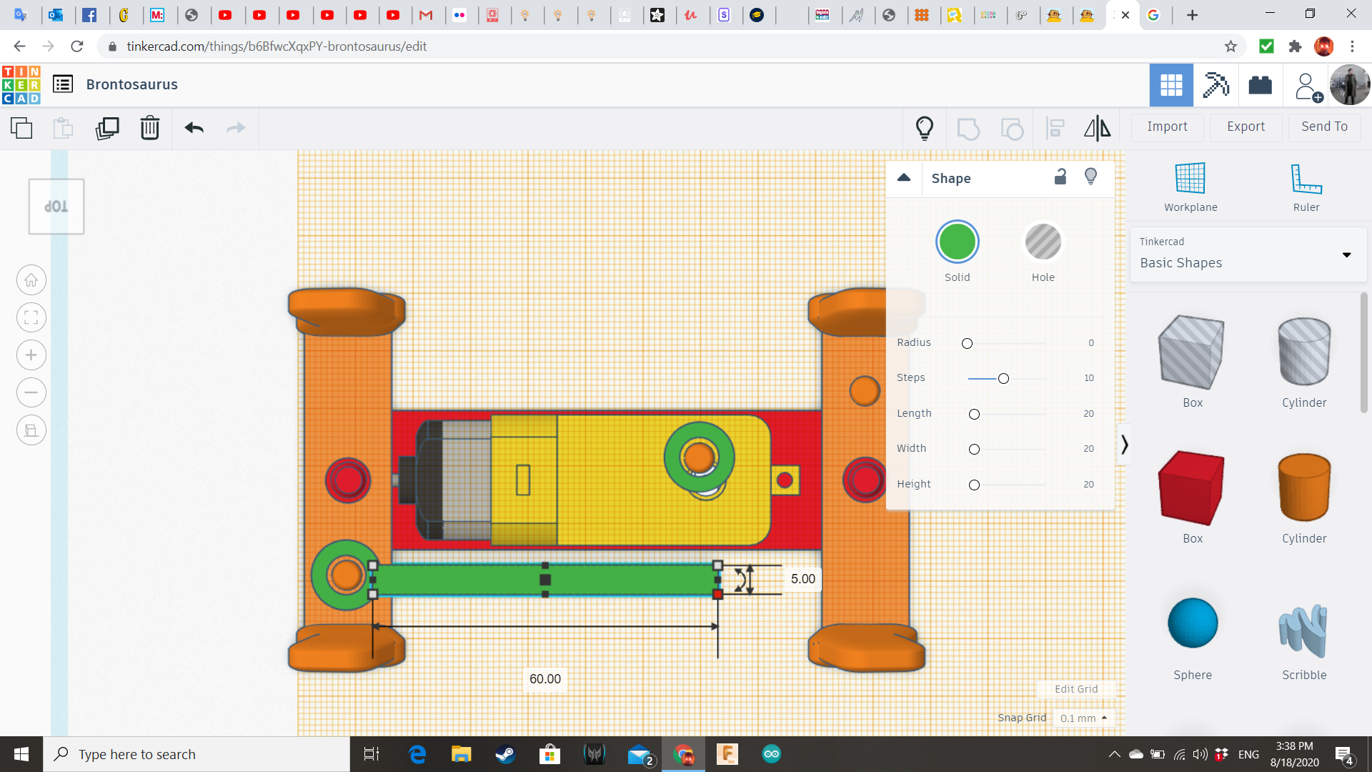 Tinkercad Robotics for School: Create TWO Walking Machines! : 27 Steps ...