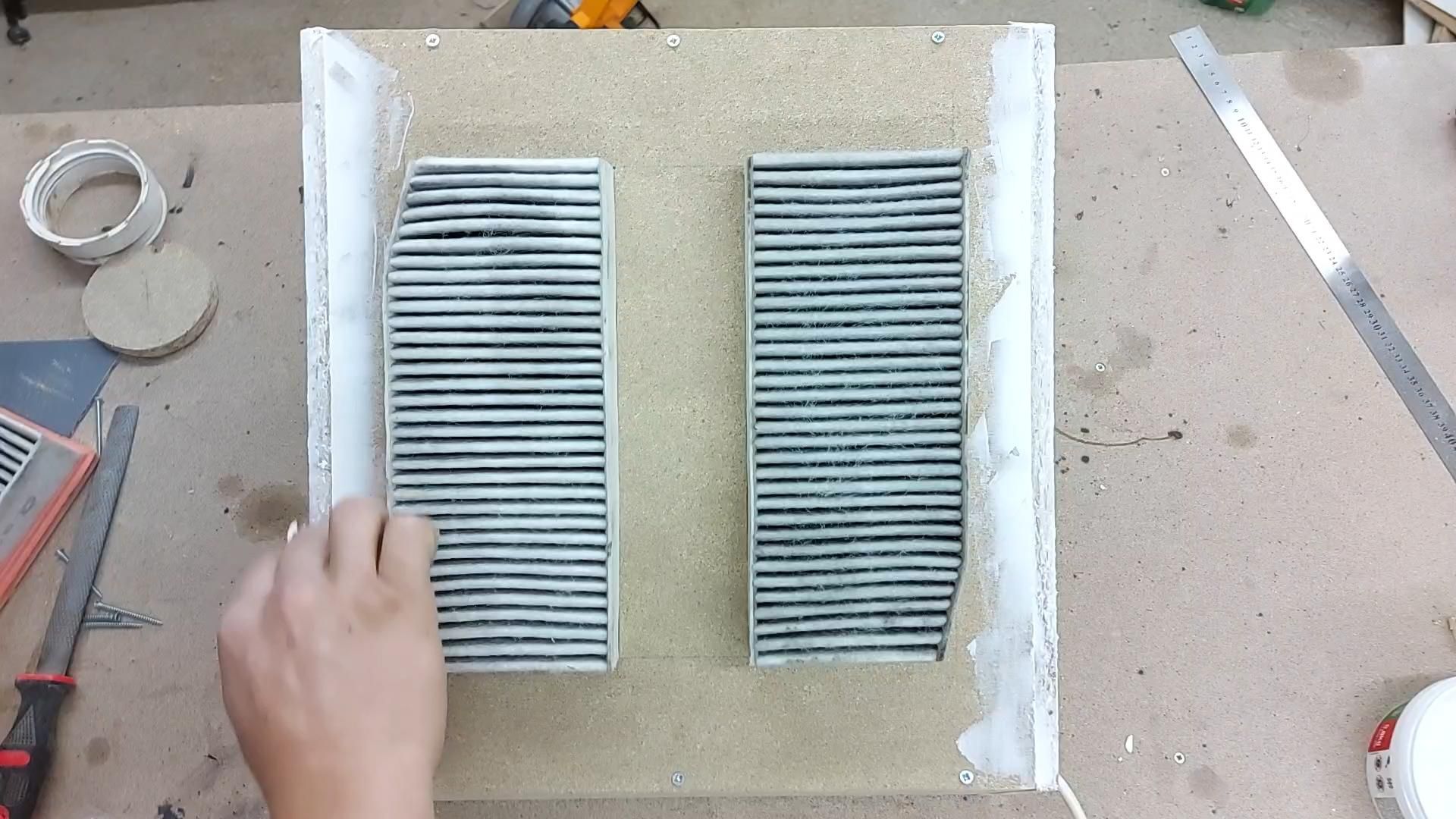 Workshop Air Filter With Old Car Filter : 11 Steps (with Pictures ...