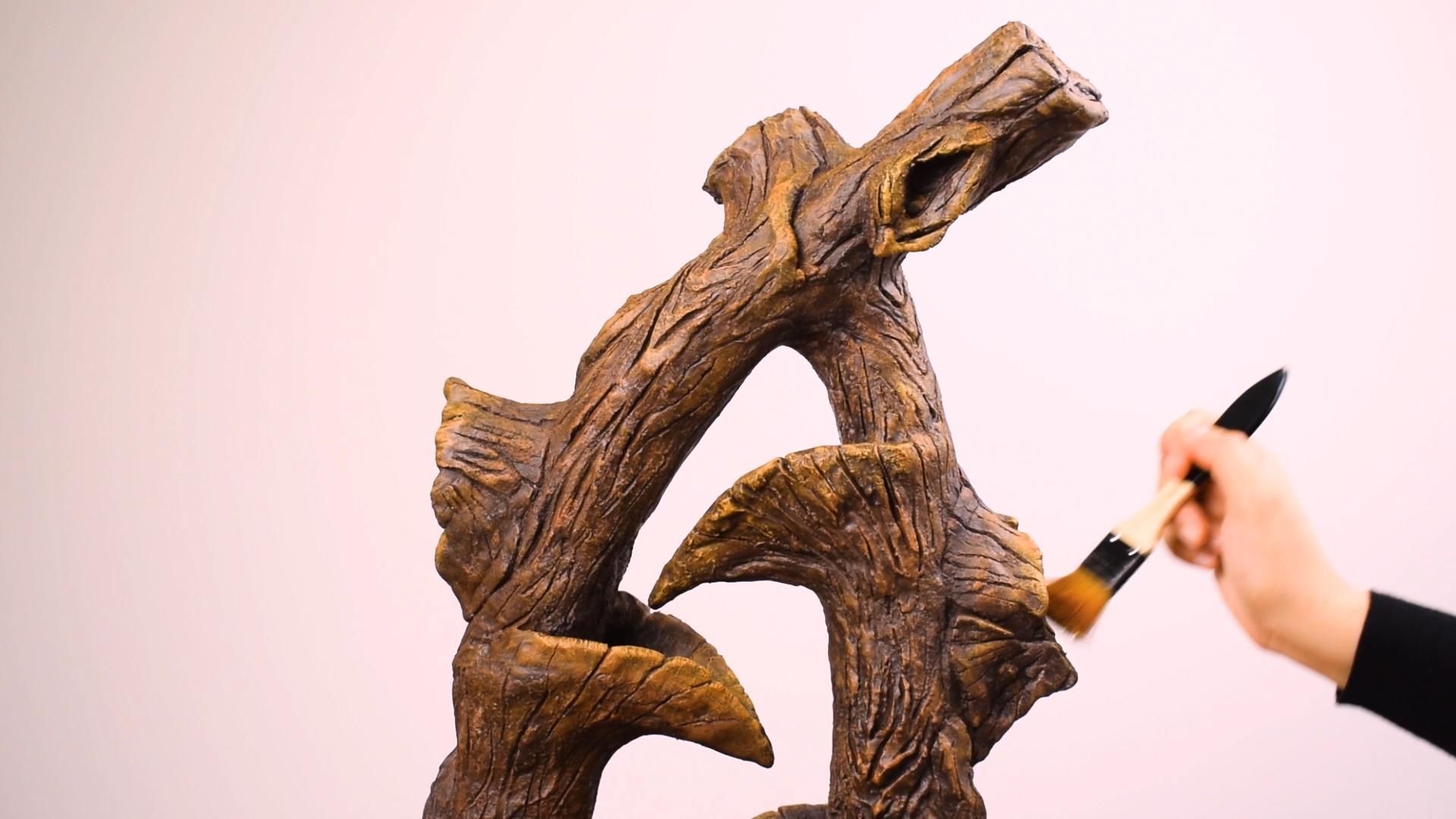 Concrete Tree Fountain - Faux Bois : 9 Steps (with Pictures ...