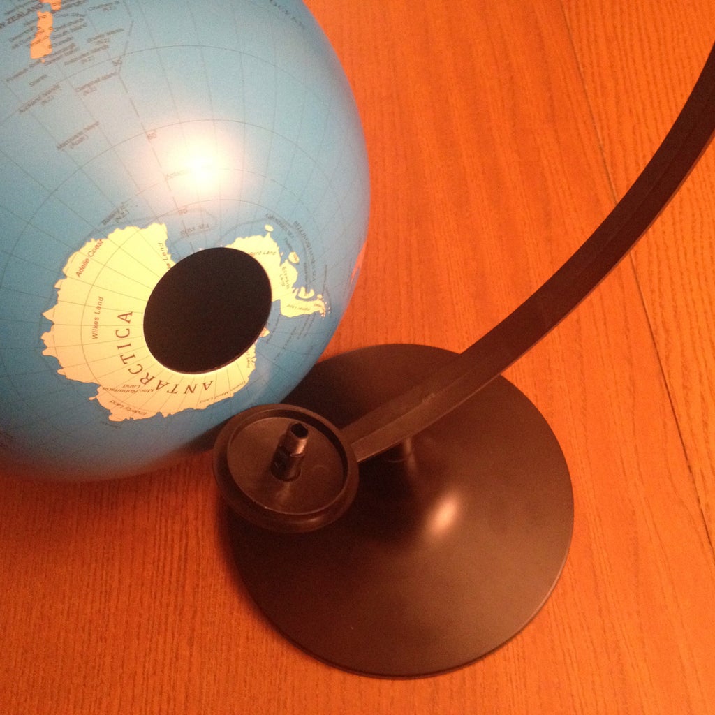 Earth Globe Rotating With Arduino Or Raspberry Pi Controlled Stepper