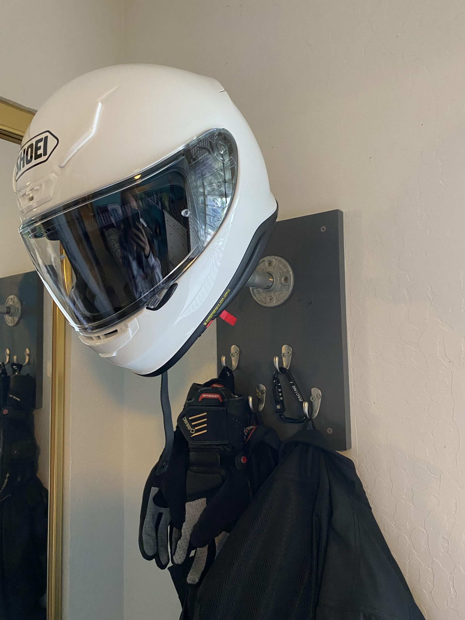 Easy and Attractive Motorcycle Gear Rack : 7 Steps (with Pictures ...