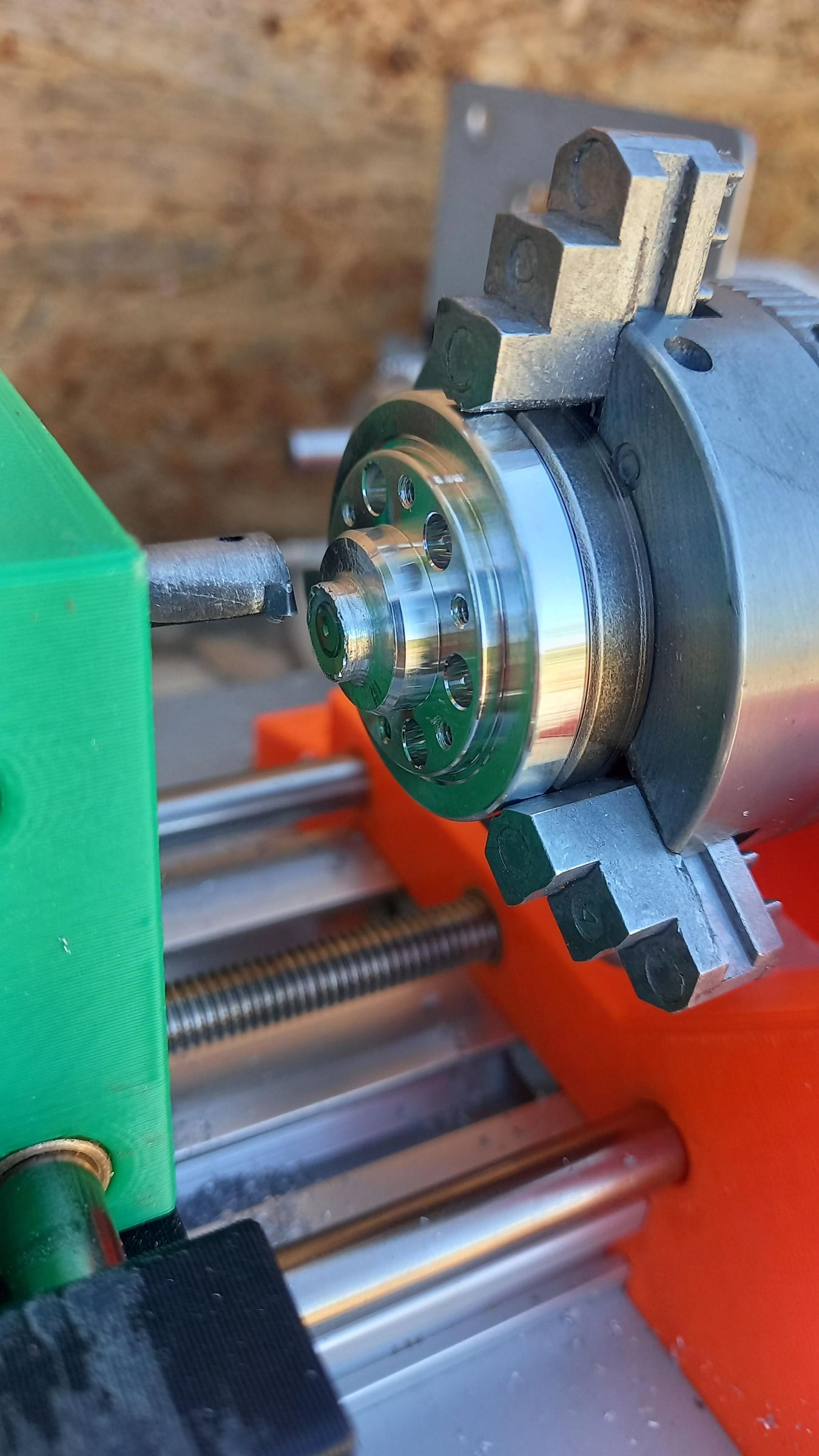 3D Printed Mini Lathe for Wood + Plastic + Aluminum : 6 Steps ...