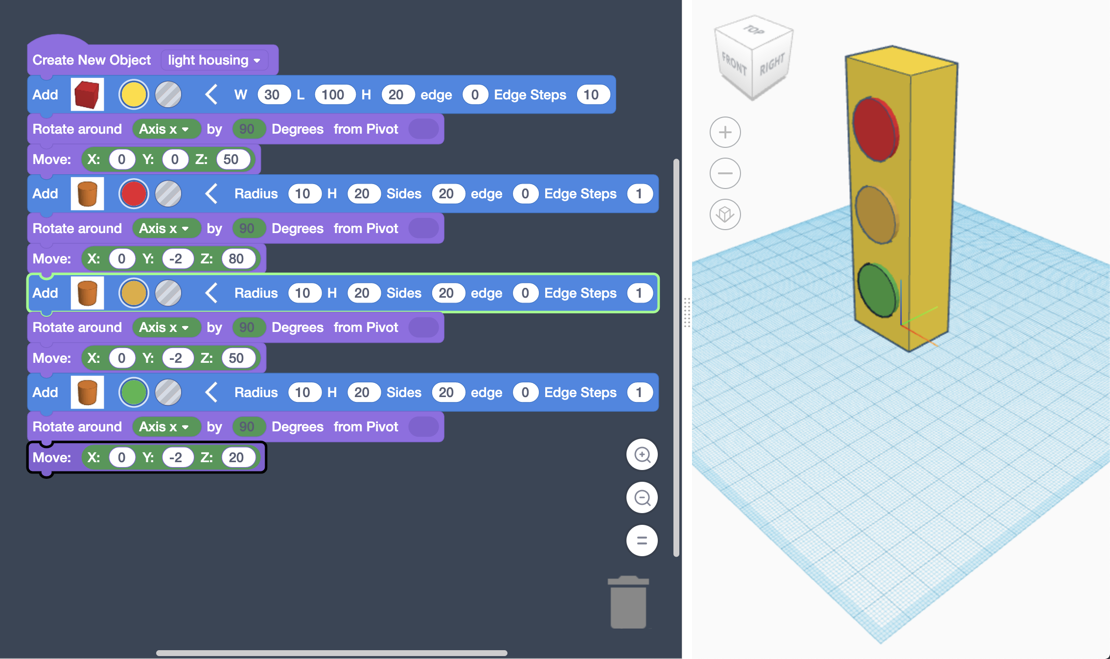Code a Traffic Light in Tinkercad Codeblocks & Circuits : 10 Steps ...