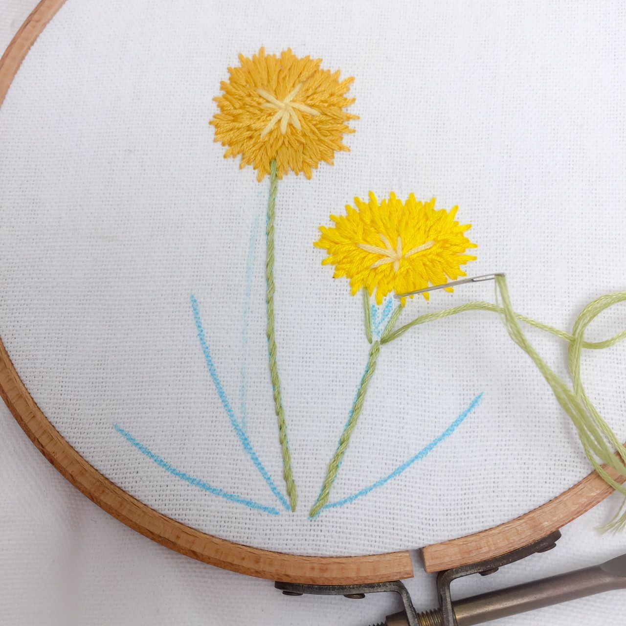 Easy Handembroidered Dandelion : 5 Steps (with Pictures) - Instructables