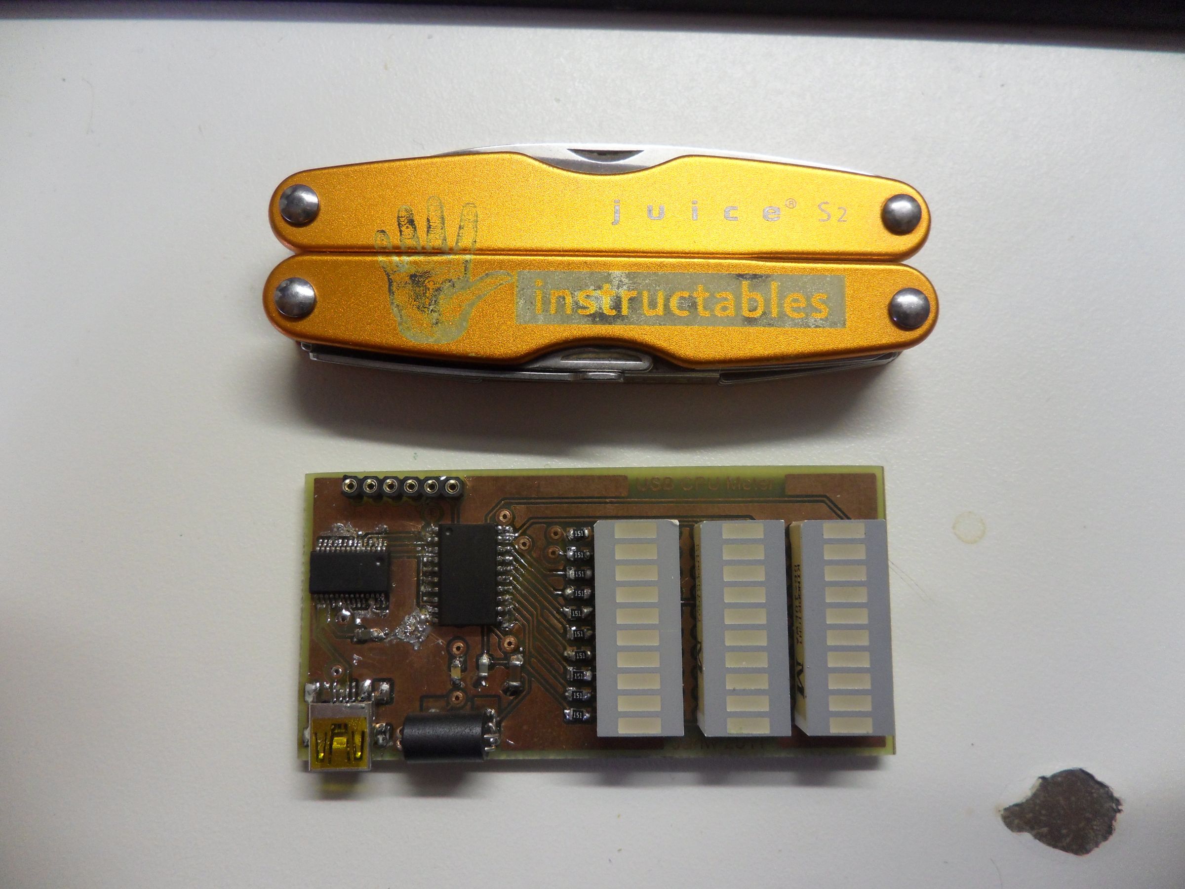 USB CPU and Memory Monitor : 4 Steps (with Pictures) - Instructables
