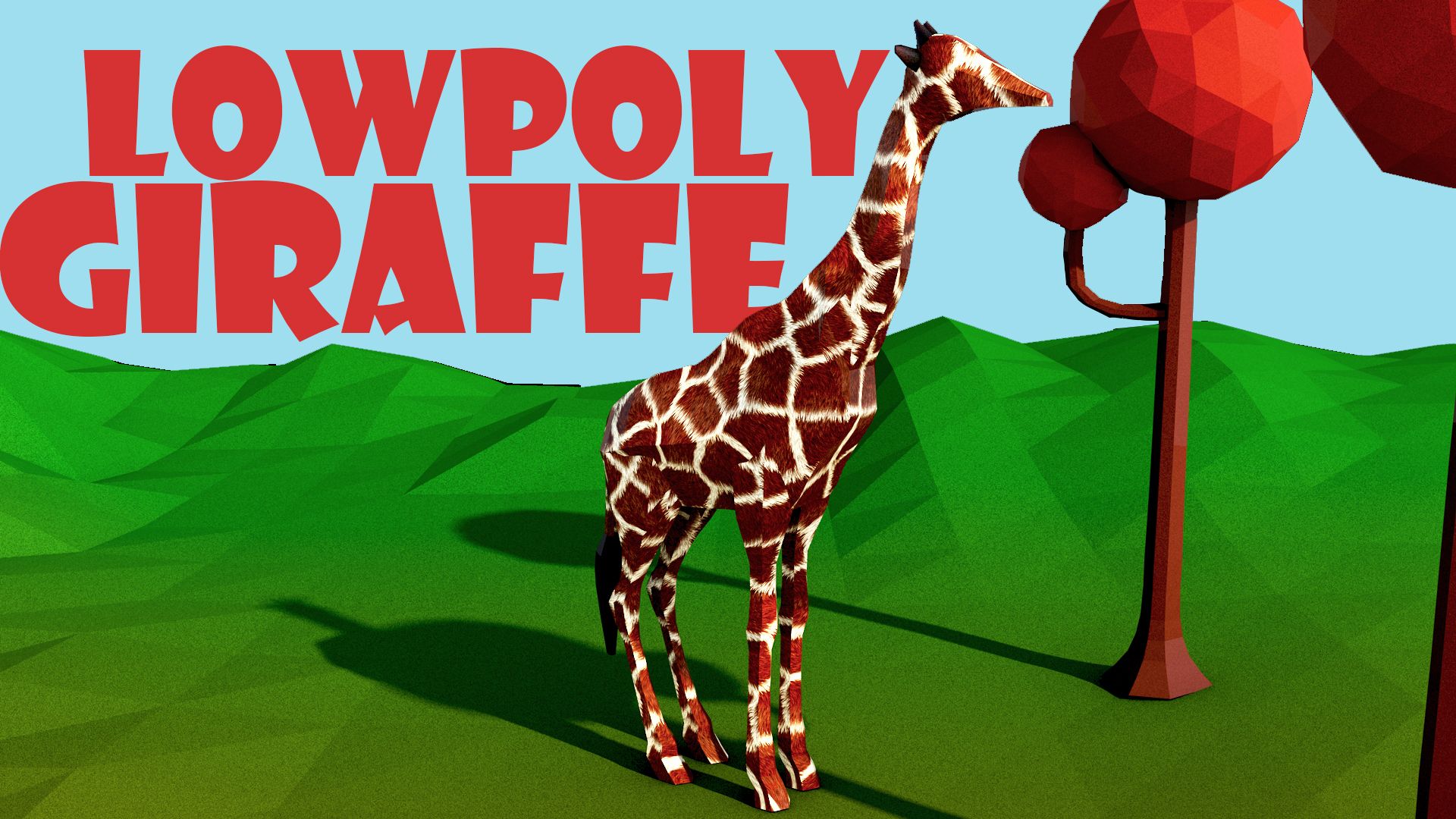 Low Poly Giraffe - Cinema 4D - Instructables