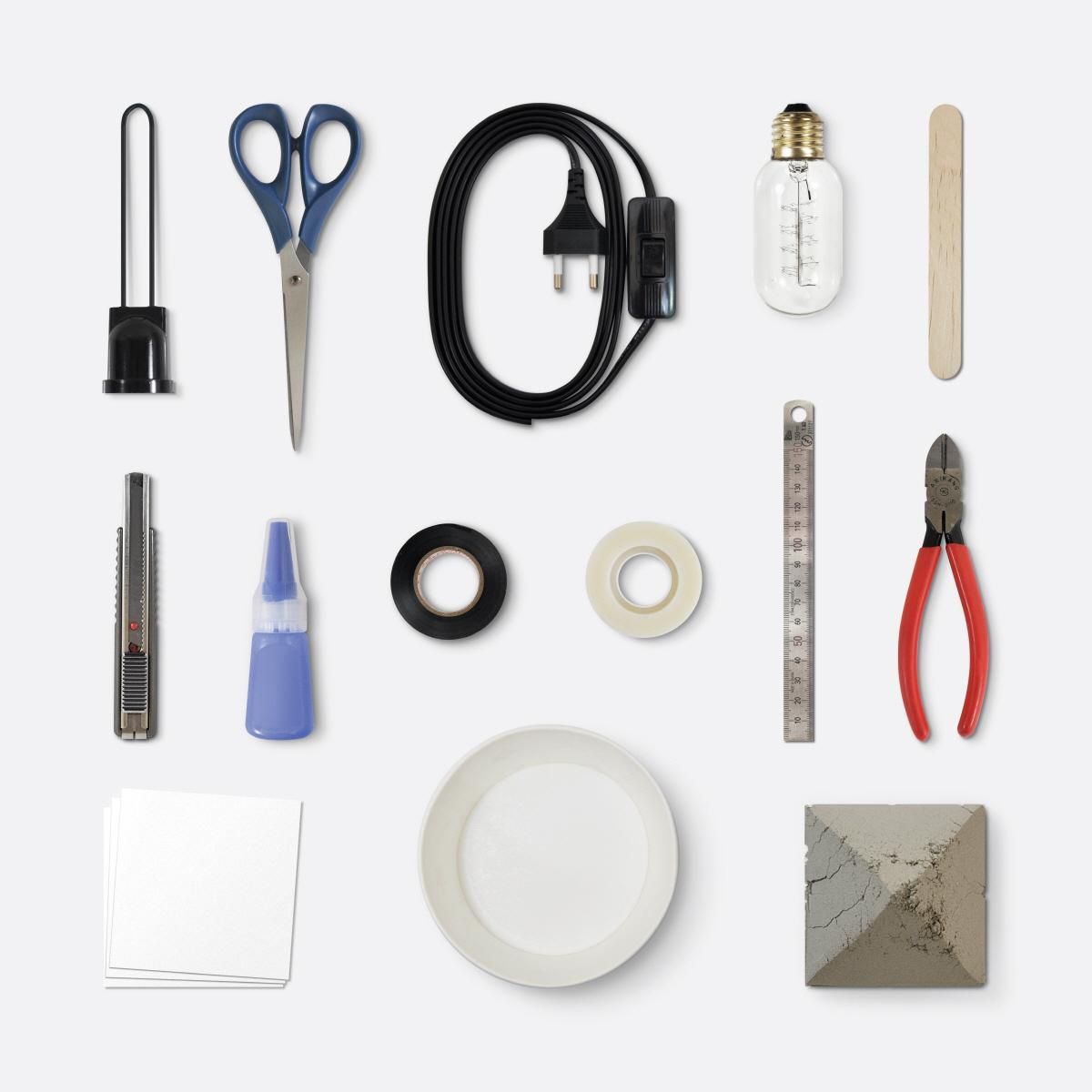 How to Make a House Shaped Lamp Using Concrete : 6 Steps (with Pictures ...