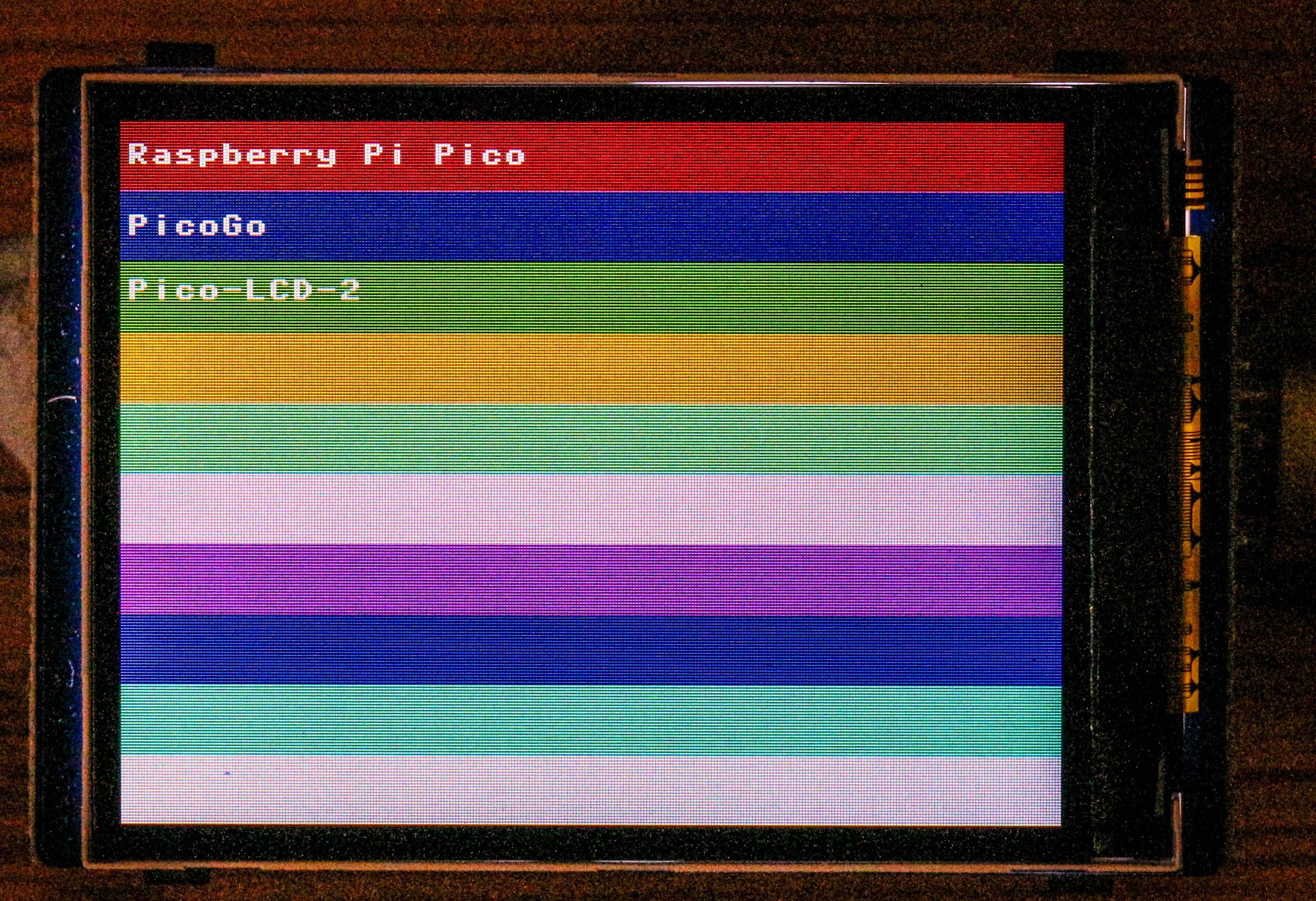 WaveShare 2" IPS LCD Display for Raspberry Pi Pico (320x240) Workout ...